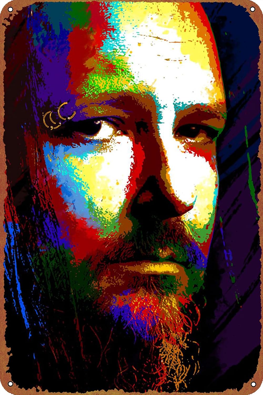 Amazon.com: KIVYYB Jonathan Davis Popart Music Poster Metal Plaque Tin ...