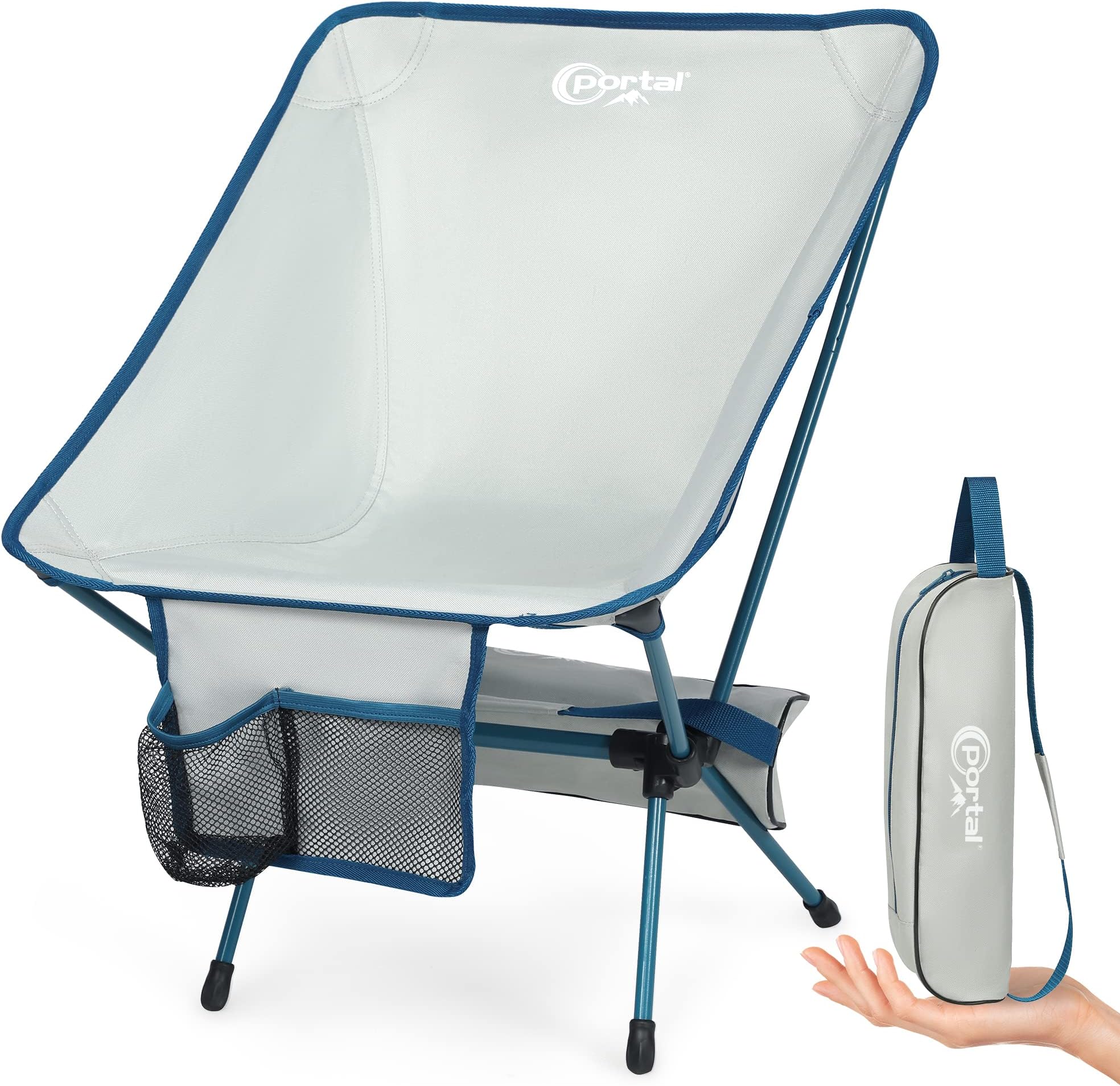 Amazon.com: Kvittra Portable Camping Chair - Heavy Duty Folding ...