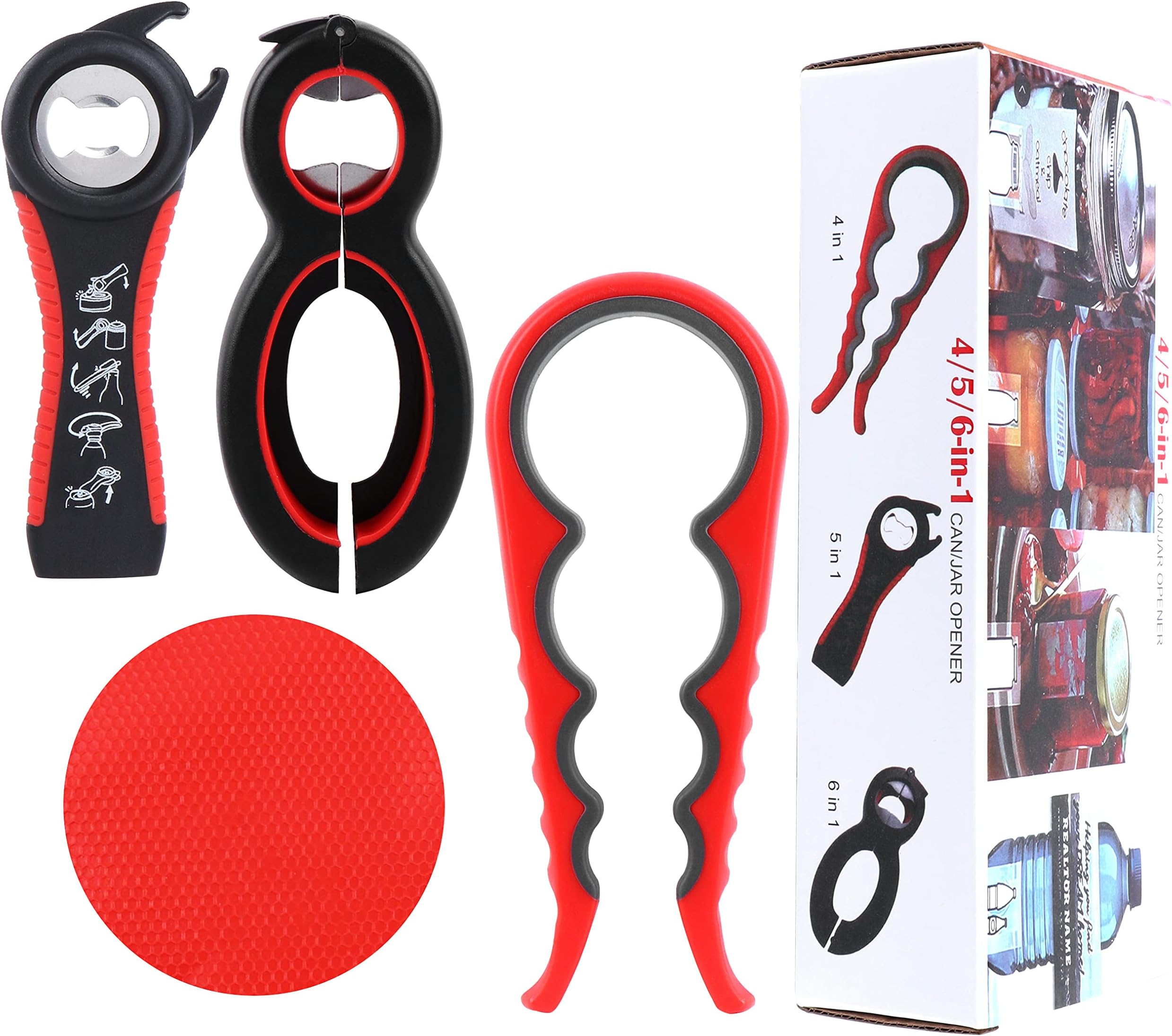 First Aid Only Ouvre-tout 5 en 1, décapsuleur, ouvre-boîte, outil ...