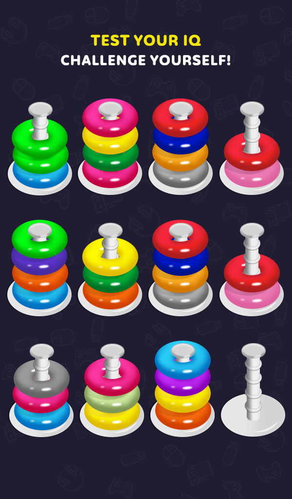 Color Hoop Stack Puzzle - Color Sorting Games - App on Amazon Appstore
