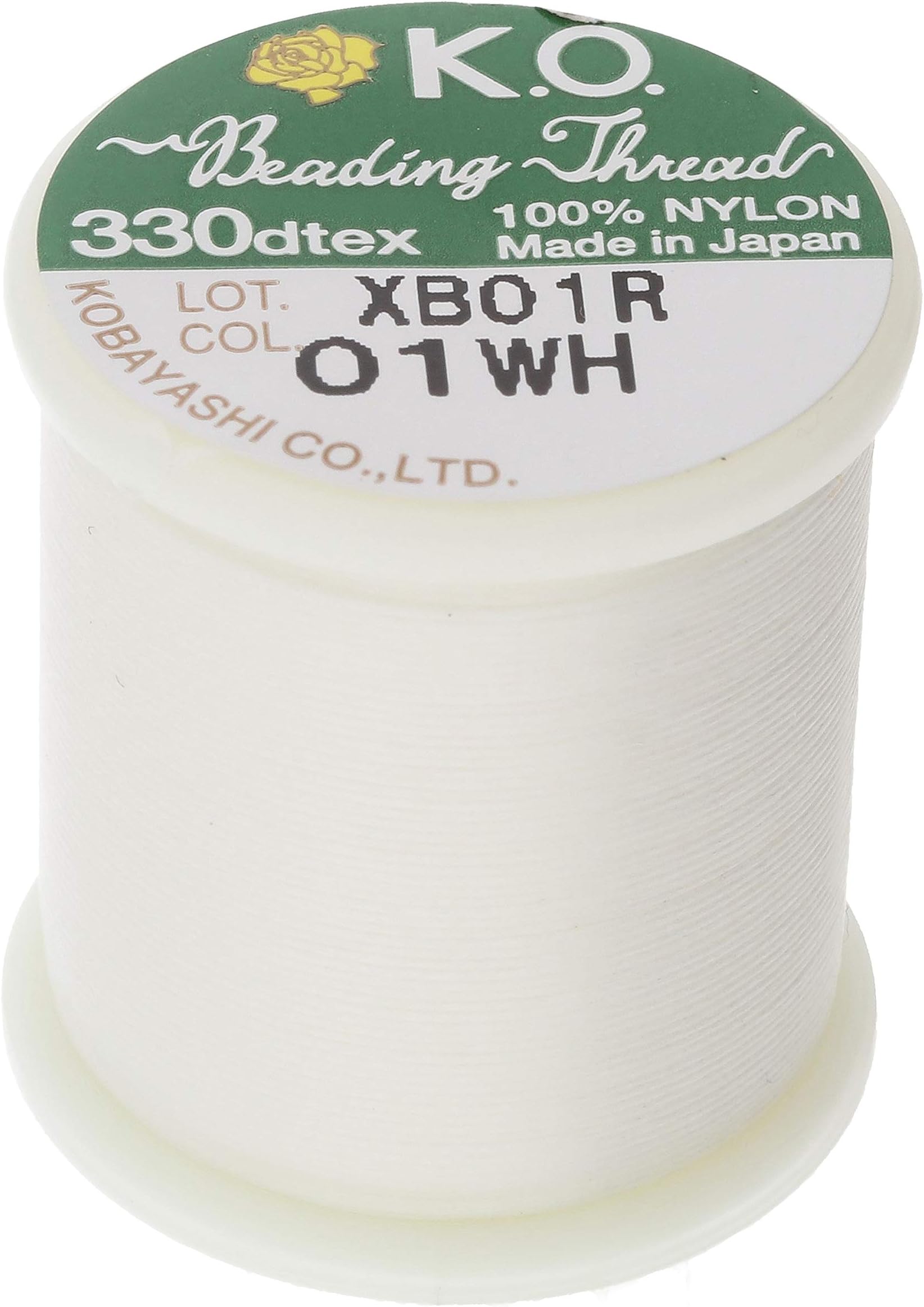 Amazon.com: Miyuki Nylon Beading Thread B Black (50m) | Crochet Thread ...