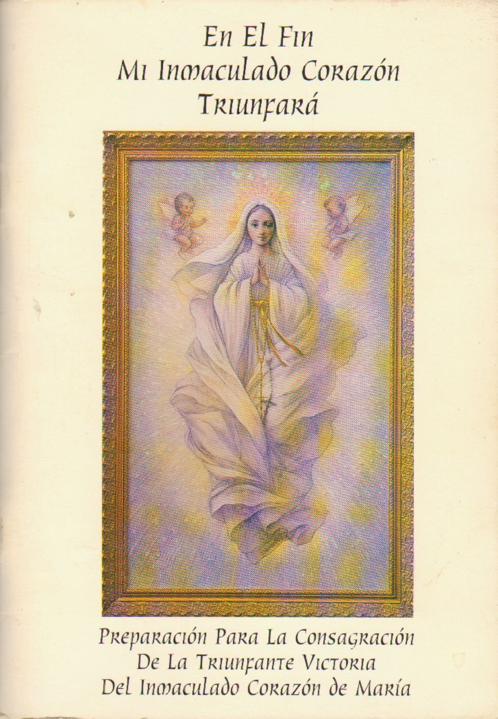 Buy En El Fin Mi Inmaculado Corazon Triunfara: Preparacion Para La ...