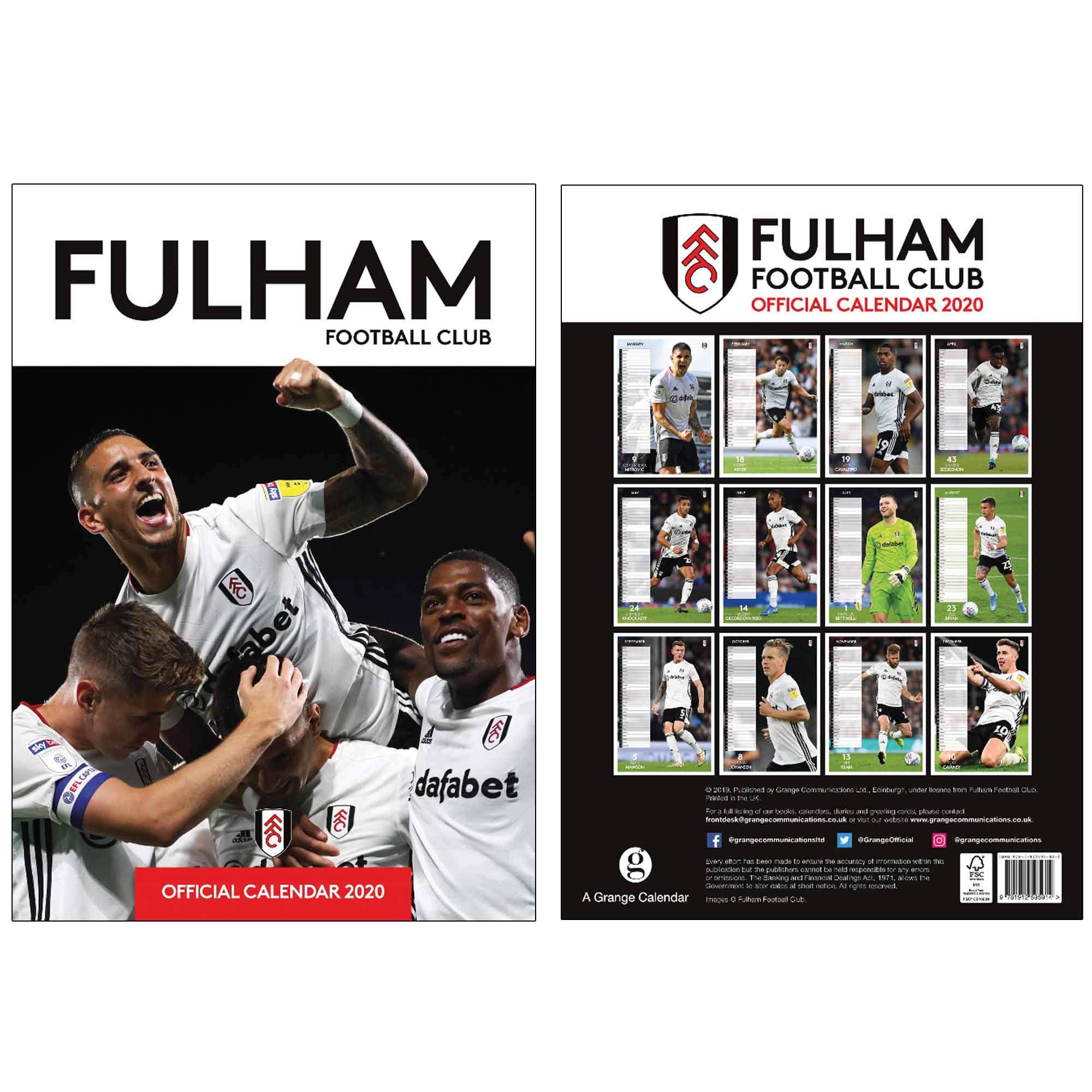 Calendario Della Squadra Di Calcio Del Fulham
