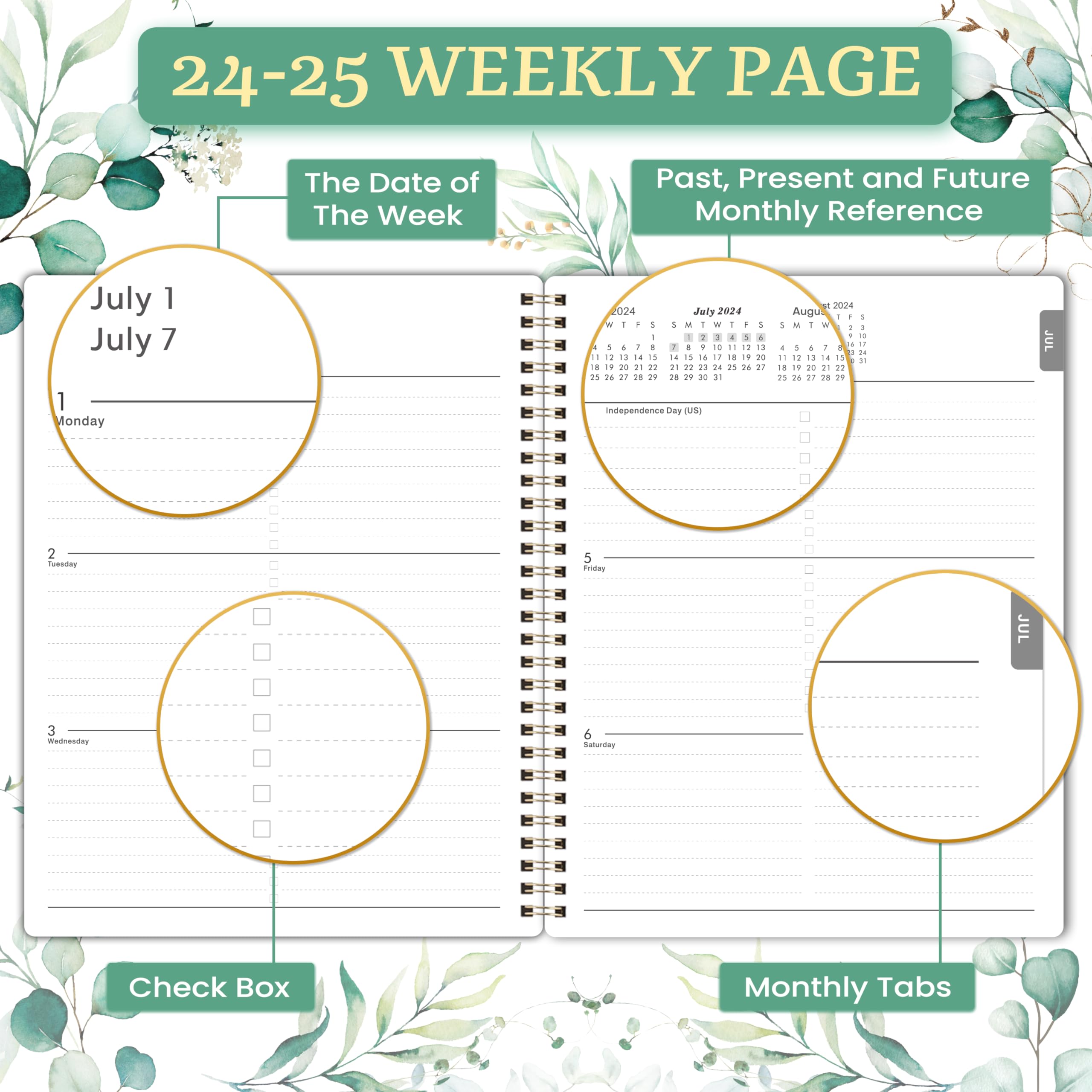 Snapklik.com : Planner 2024-2025 - 8 X 10, Academic Planner 2024-2025 ...
