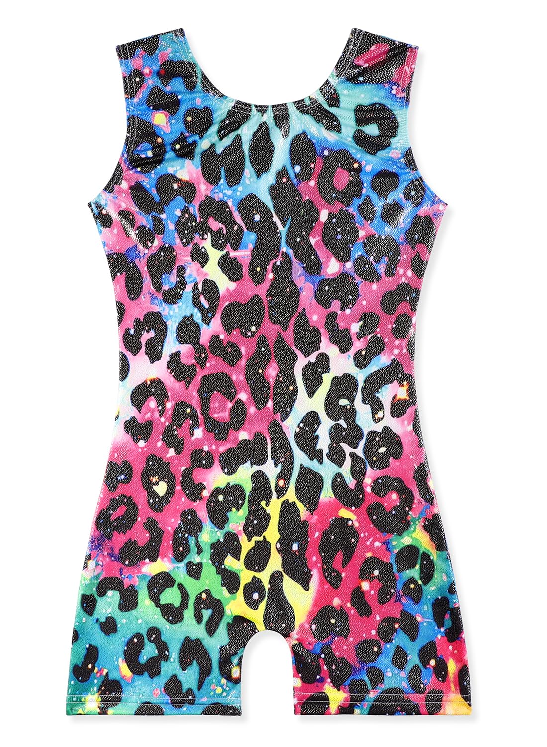 Snapklik.com : Biketard Unitards For Girls Black Leopards Rainbow Red ...