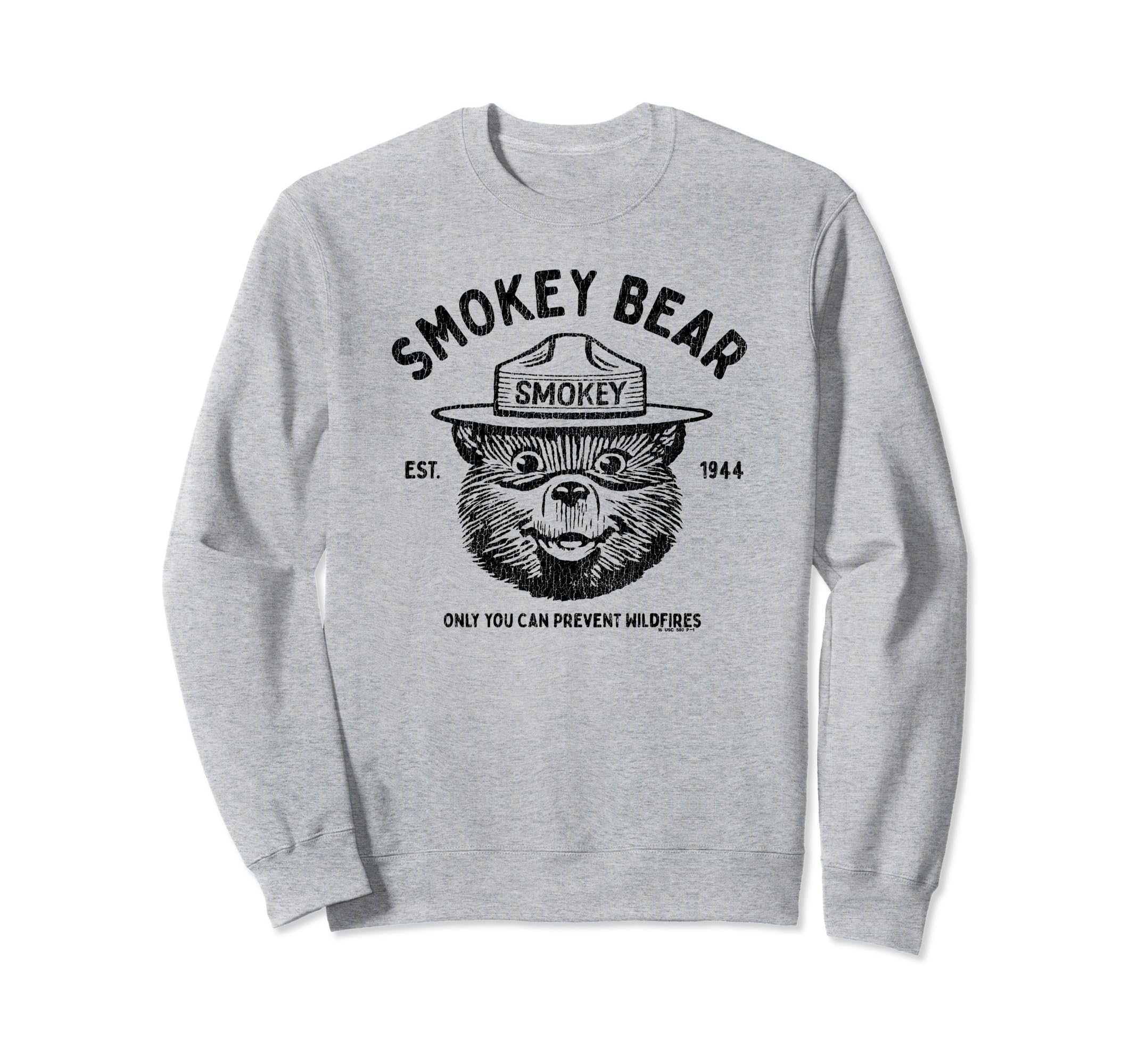 Amazon.com: Vintage Smokey Bear Logo Only You Can Prevent Wildfires ...