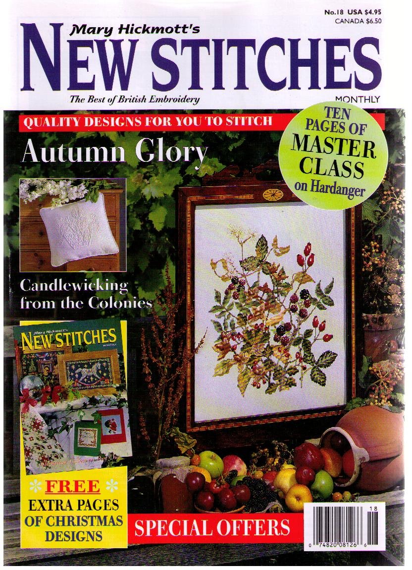 Mary Hickmott's New Stitches - The Best in British Embroidery - Vol. 18 ...