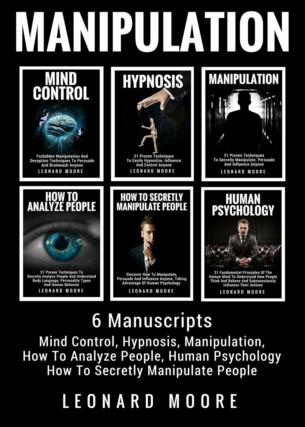 Amazon.com: Manipulation: 6 Manuscripts: Mind Control, Hypnosis ...