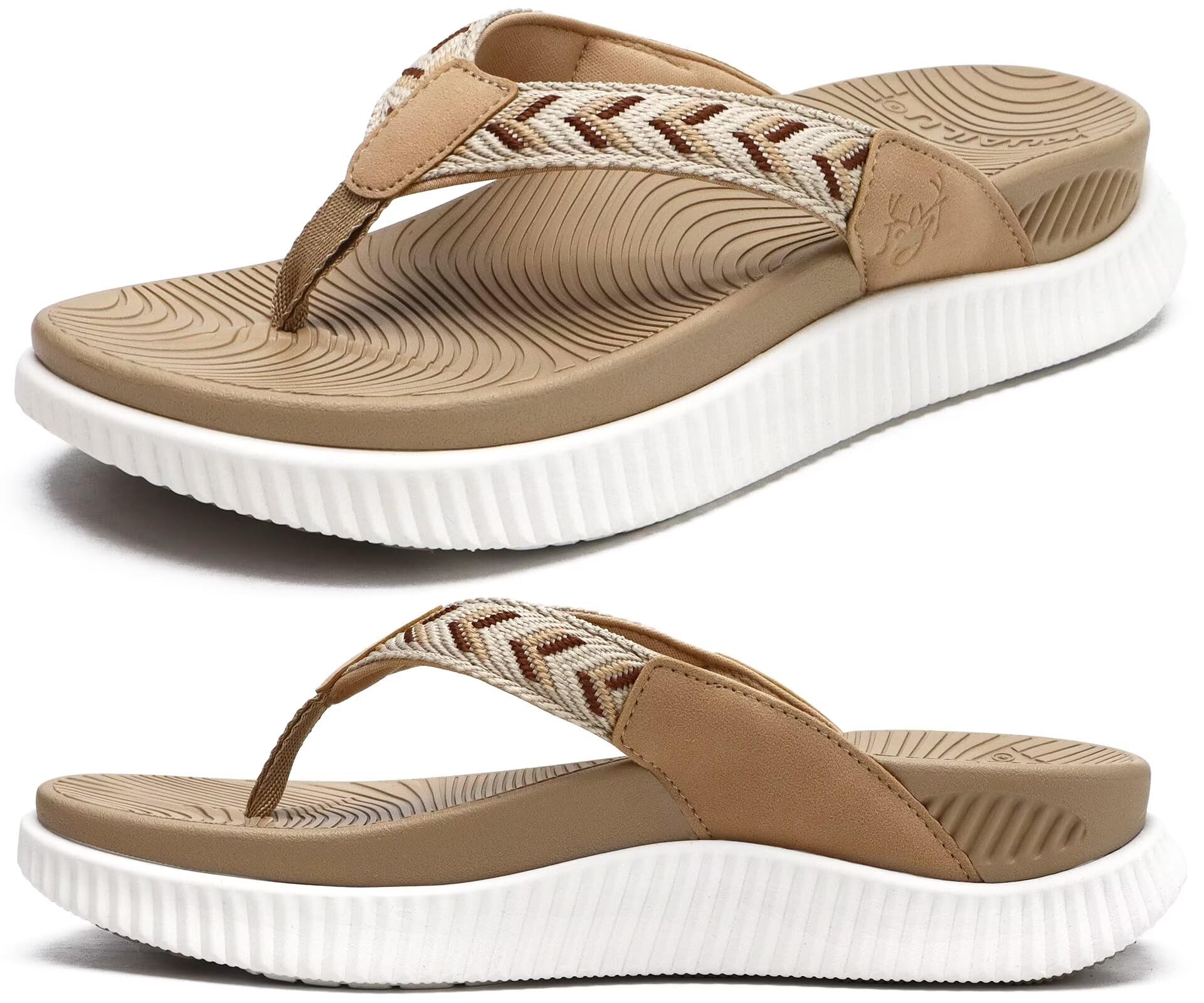 Amazon.com | KuaiLu Womens Fashion Orthotic Flip Flops Ladies Athletic ...