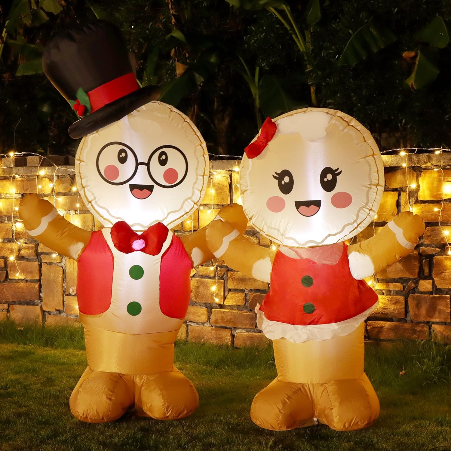 Amazon.com: Joliyoou Christmas Inflatable Decoration, 5FT Set of 2 ...