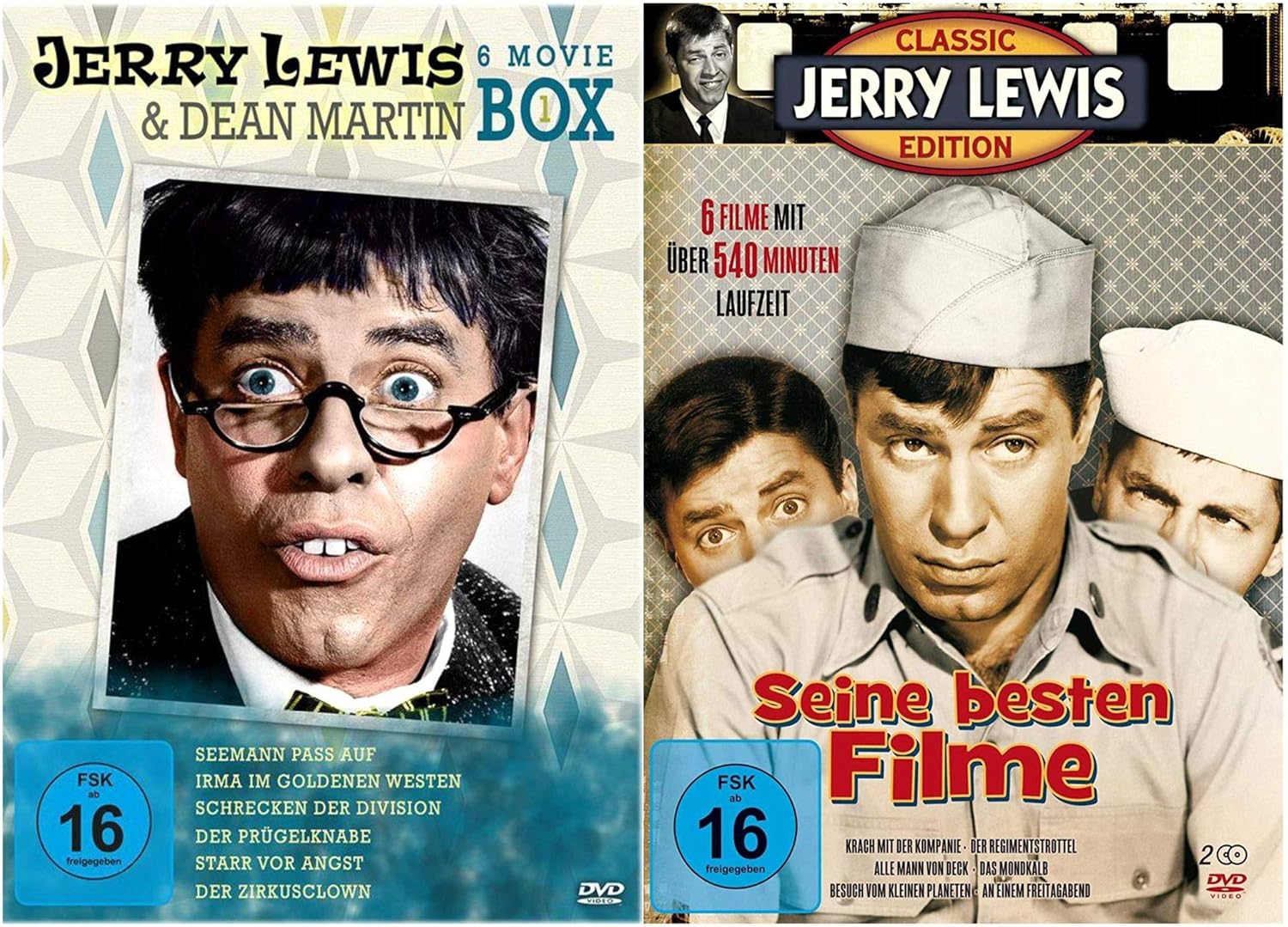 Jerry Lewis Box Fan Collection ( 12 Filme auf 8 DVDs ): Amazon.co.uk ...