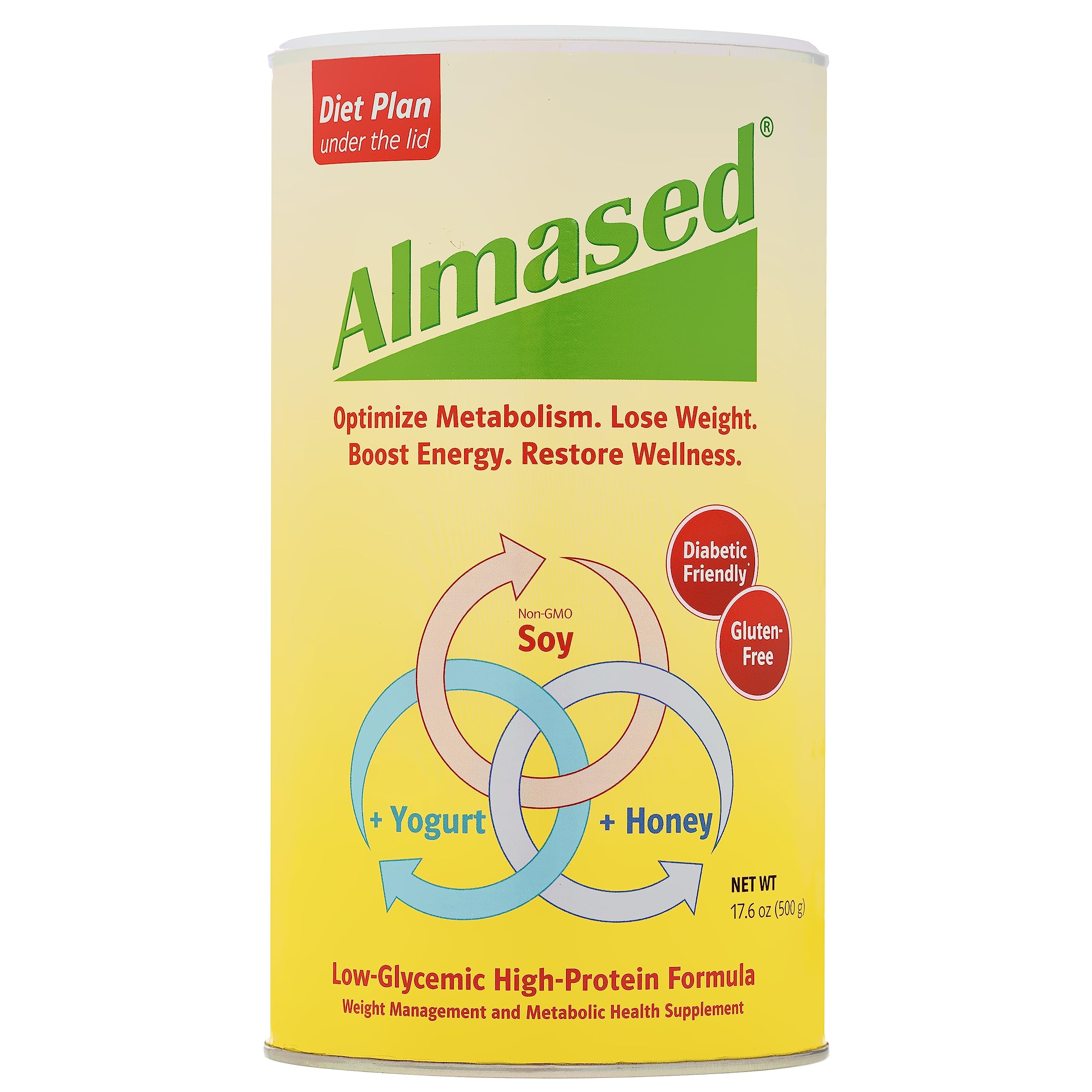 Amazon.com: Almased Meal Replacement Shake - Low-Glycemic High Plant ...