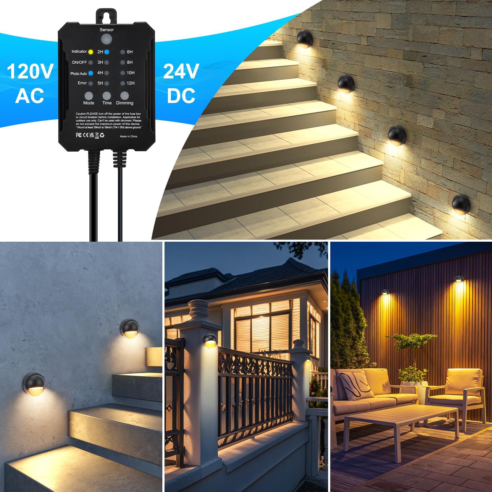 Deck Rail Lighting Kits