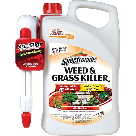 Amazon.com : Spectracide Ready-to-Use Weed and Grass Killer AccuShot ...