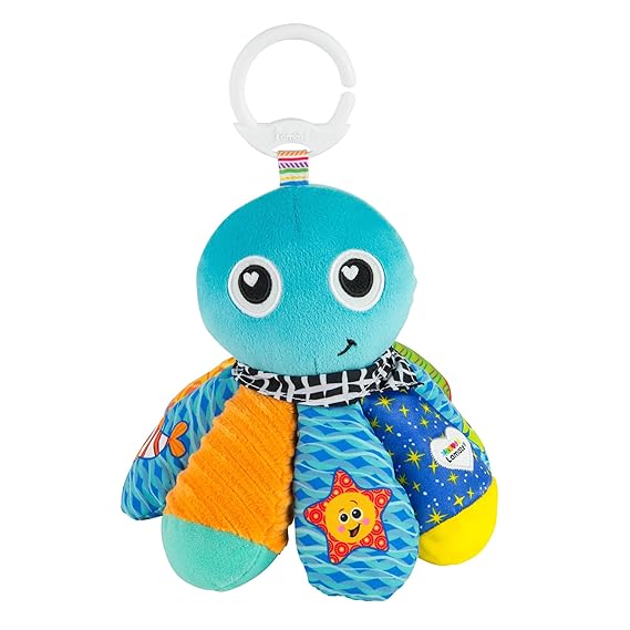 Amazon.com : Lamaze Salty Sam Octopus, Clip On Toy, Blue : Baby