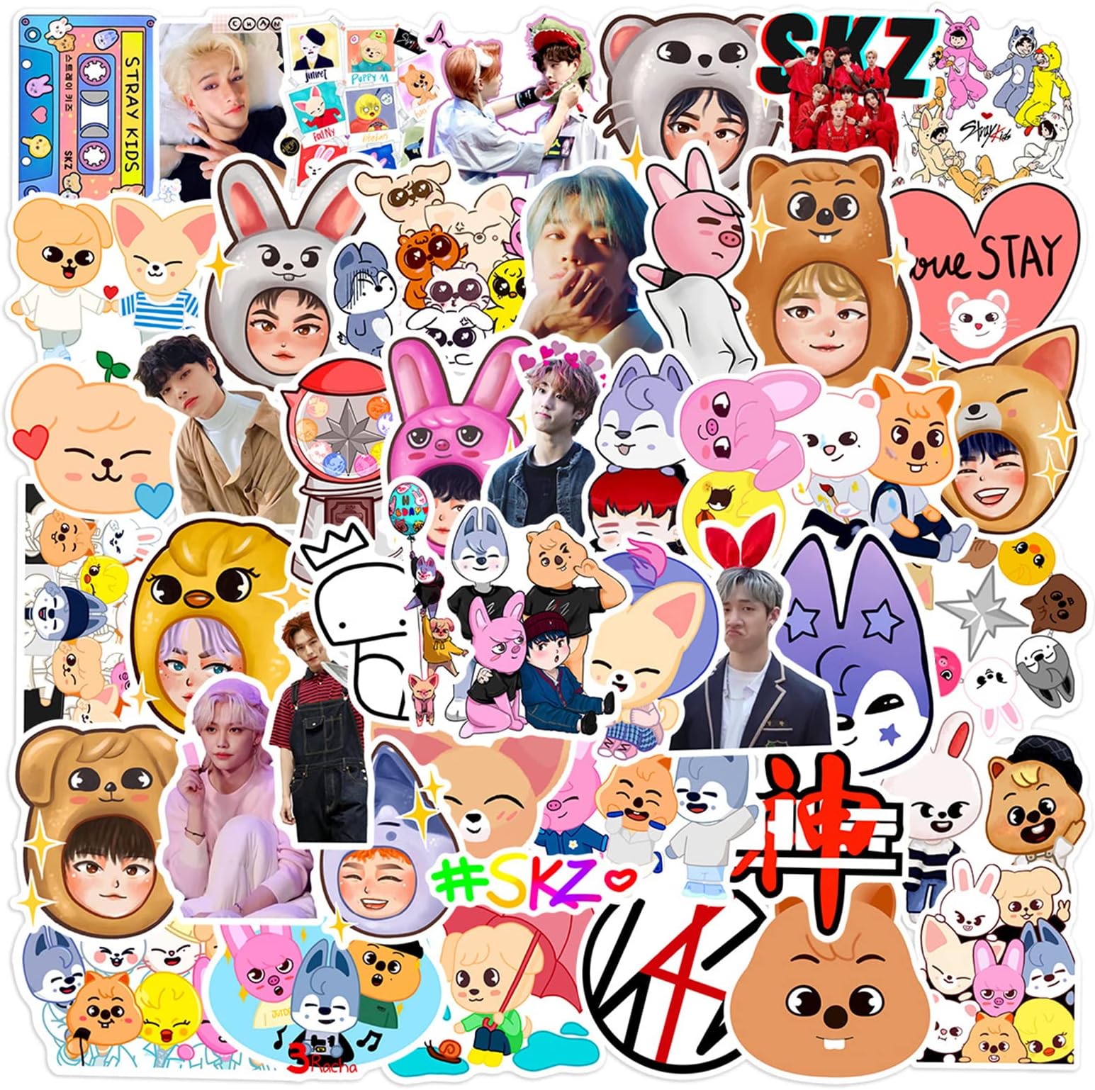 Amazon.com: 308PCS Stray-Kids Photocards Stray-Kids Stickers Gifts Set ...