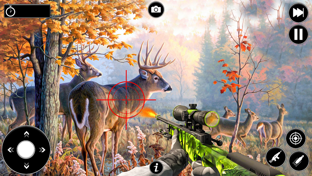 Wild Deer Hunting Animal Games 3D: Deer Hunter Wild Life Sniper ...