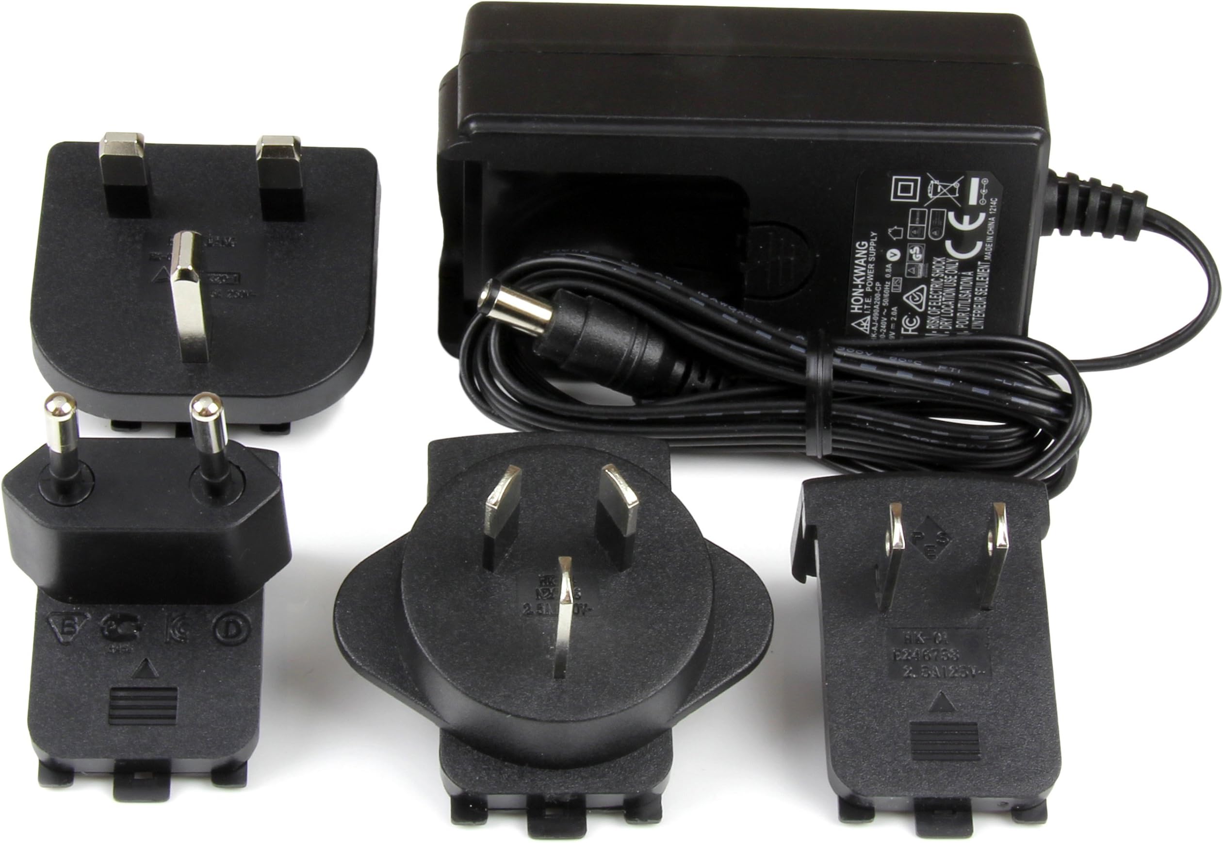 Amazon.com: StarTech.com Universal Replacement Power Adapter - DC 9 ...