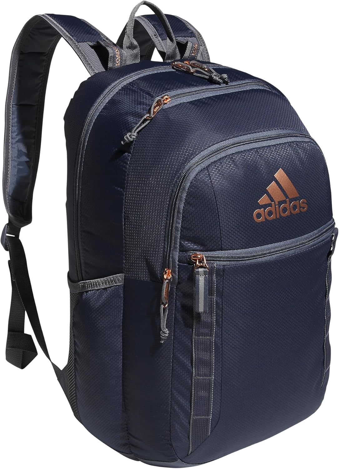 Amazon.com | adidas Excel 7 Backpack, Shadow Navy/Onix Grey/Rose Gold ...