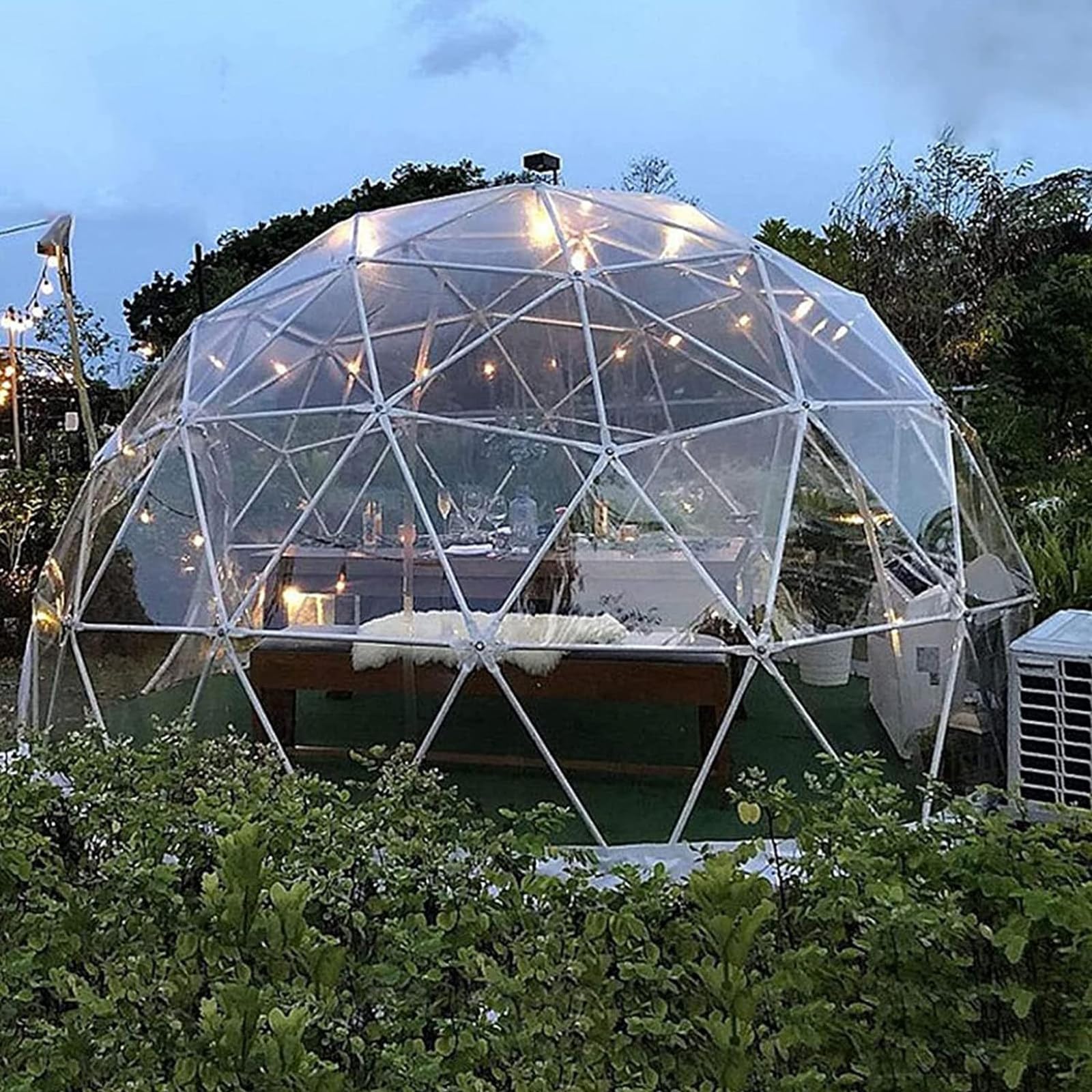 Geodesic Dome Pop Up Shelter Glamping Geodesic Dome Tent Small 16'