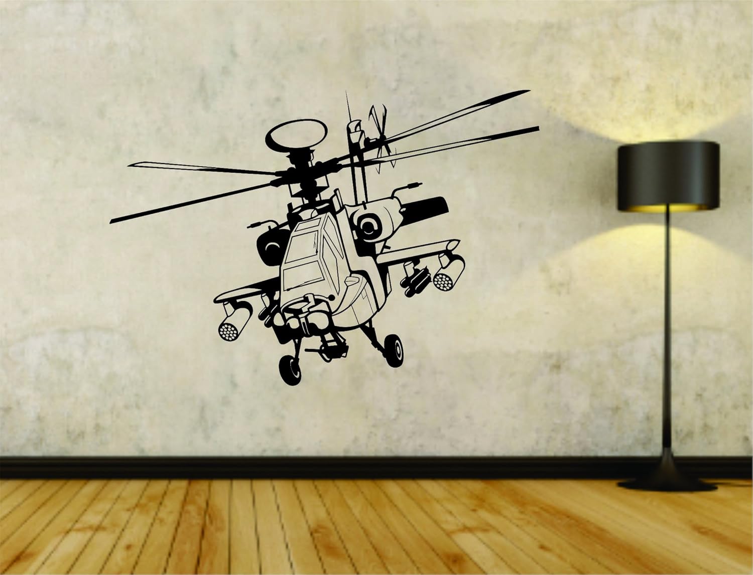 Amazon.com: Military Helicopter Blackhawk Fighter Uniform Vinyl Wall ...