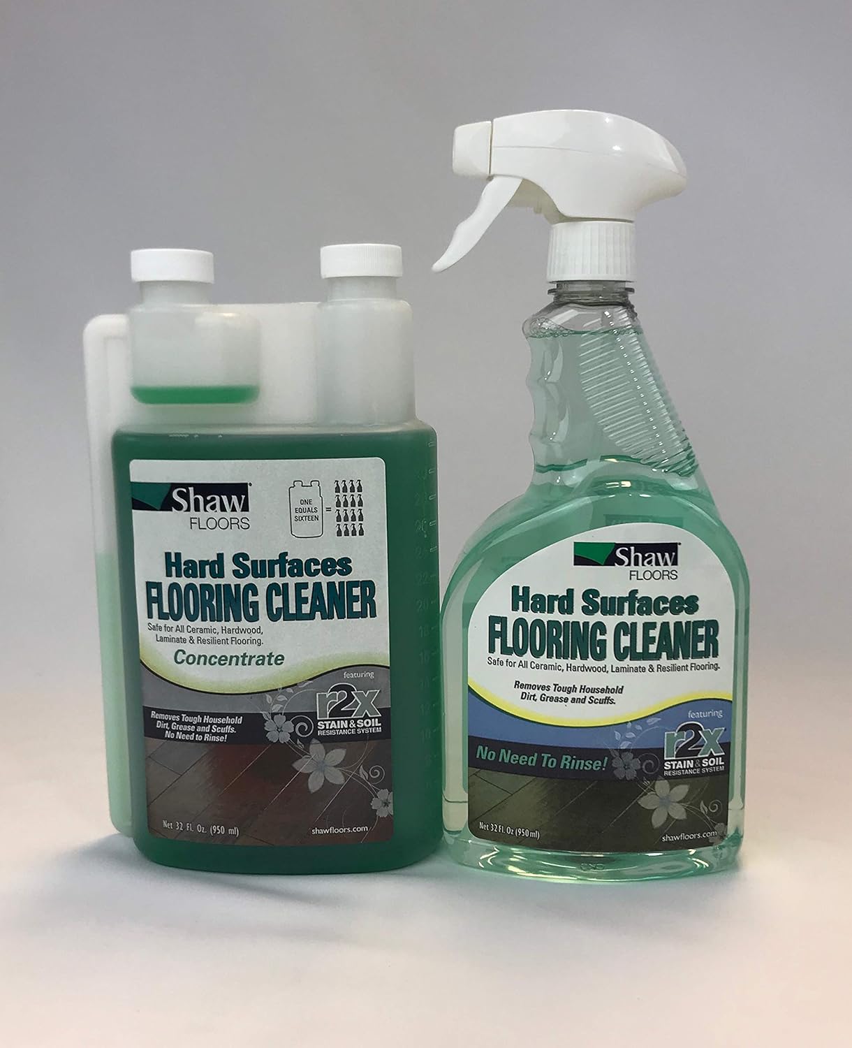 Amazon.com: Shaw R2Xtra Hard Surfaces Concentrate 32 Fl oz + Shaw 32 Fl oz R2X Hard Surface ...