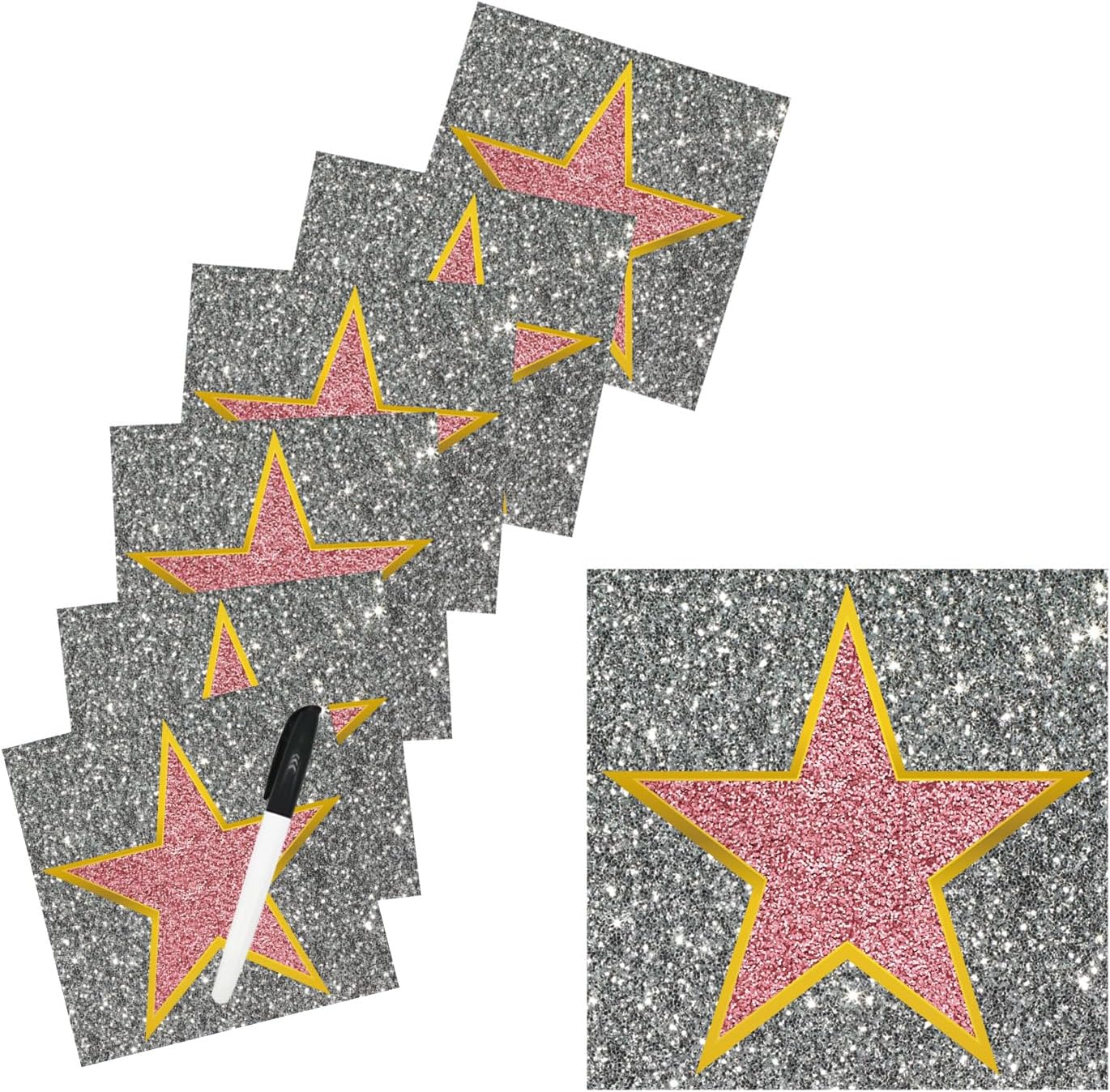 Amazon.com: Starboling 25Pcs Movie Star Sticker Decorations,Star Movie ...