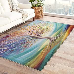 Amazon.com: Tree of Life Rug & Home Decor - 3x5 Rug, Fantasy Rugs for ...