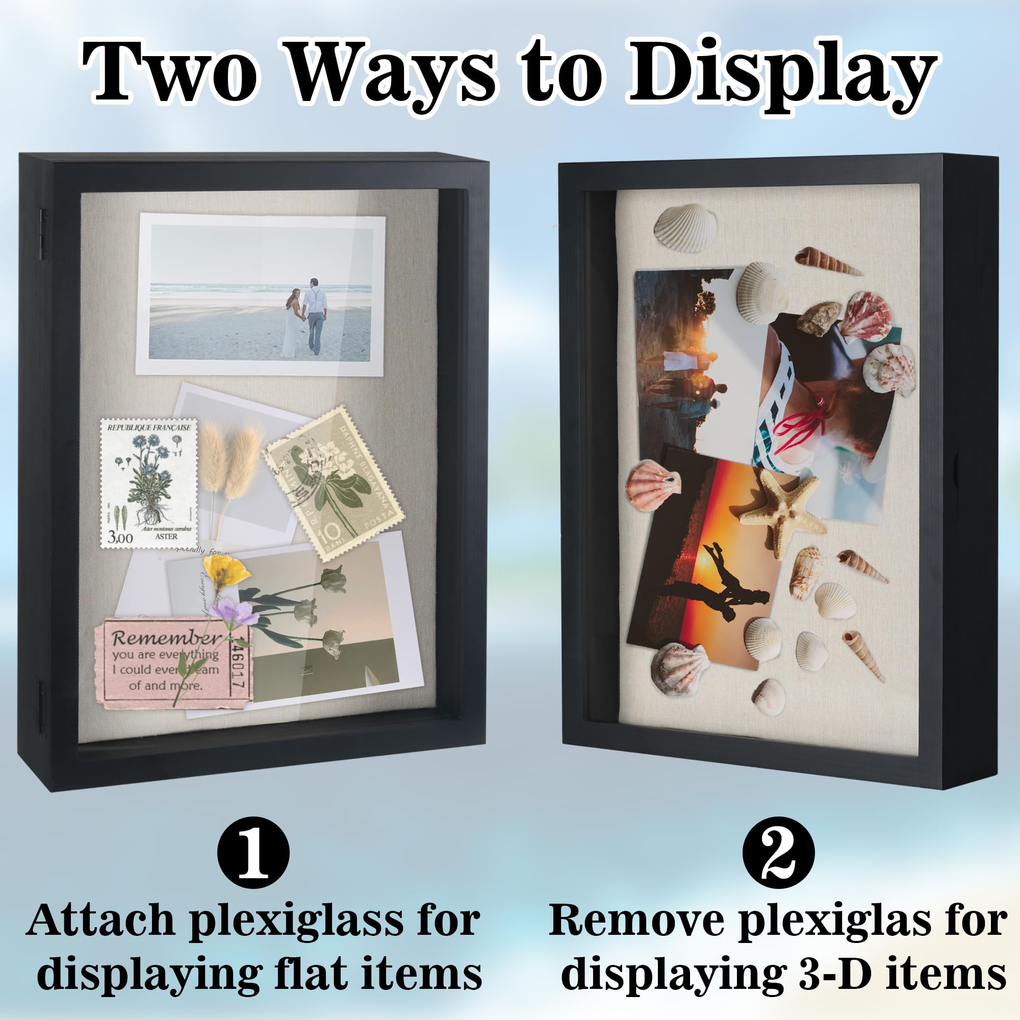 Snapklik.com : 13 X 16 Shadow Box Frame, Large Shadow Boxes Display ...