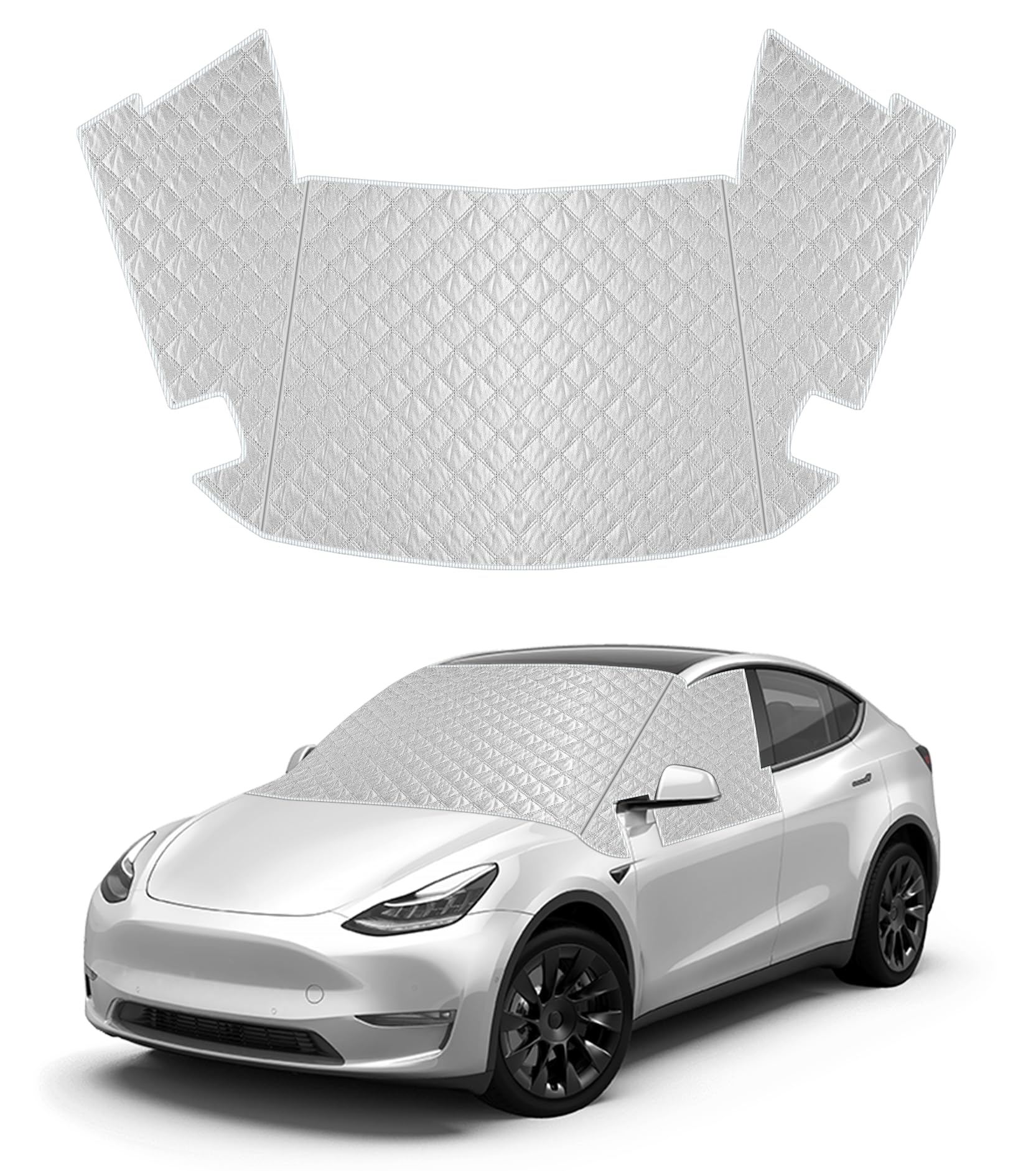 Amazon.com: Pigenius Windshield Snow Cover for Model Y. Provides Snow ...