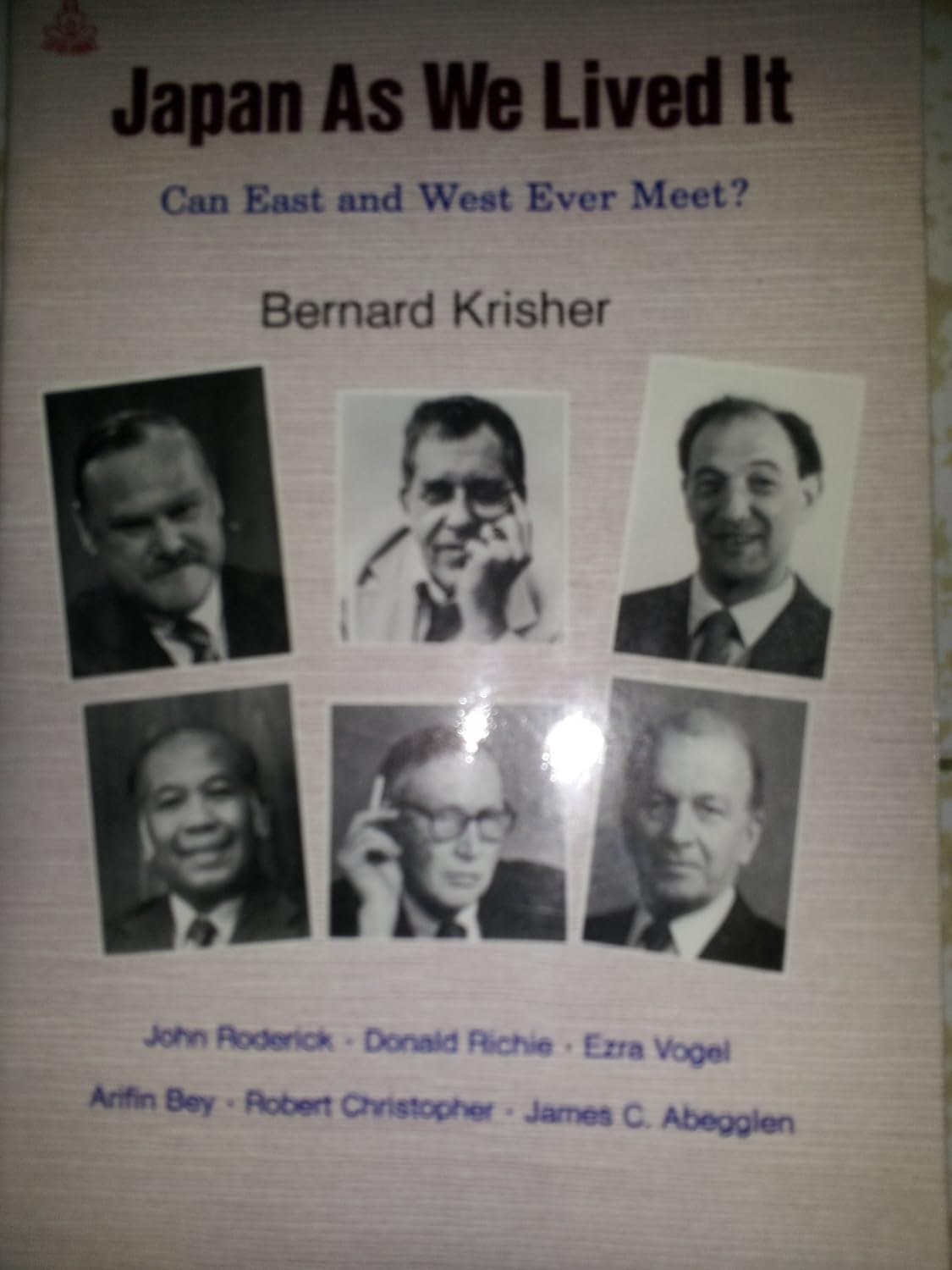 Japan As We Lived It: Krisher, Bernard: 9784896842173: Amazon.com: Books