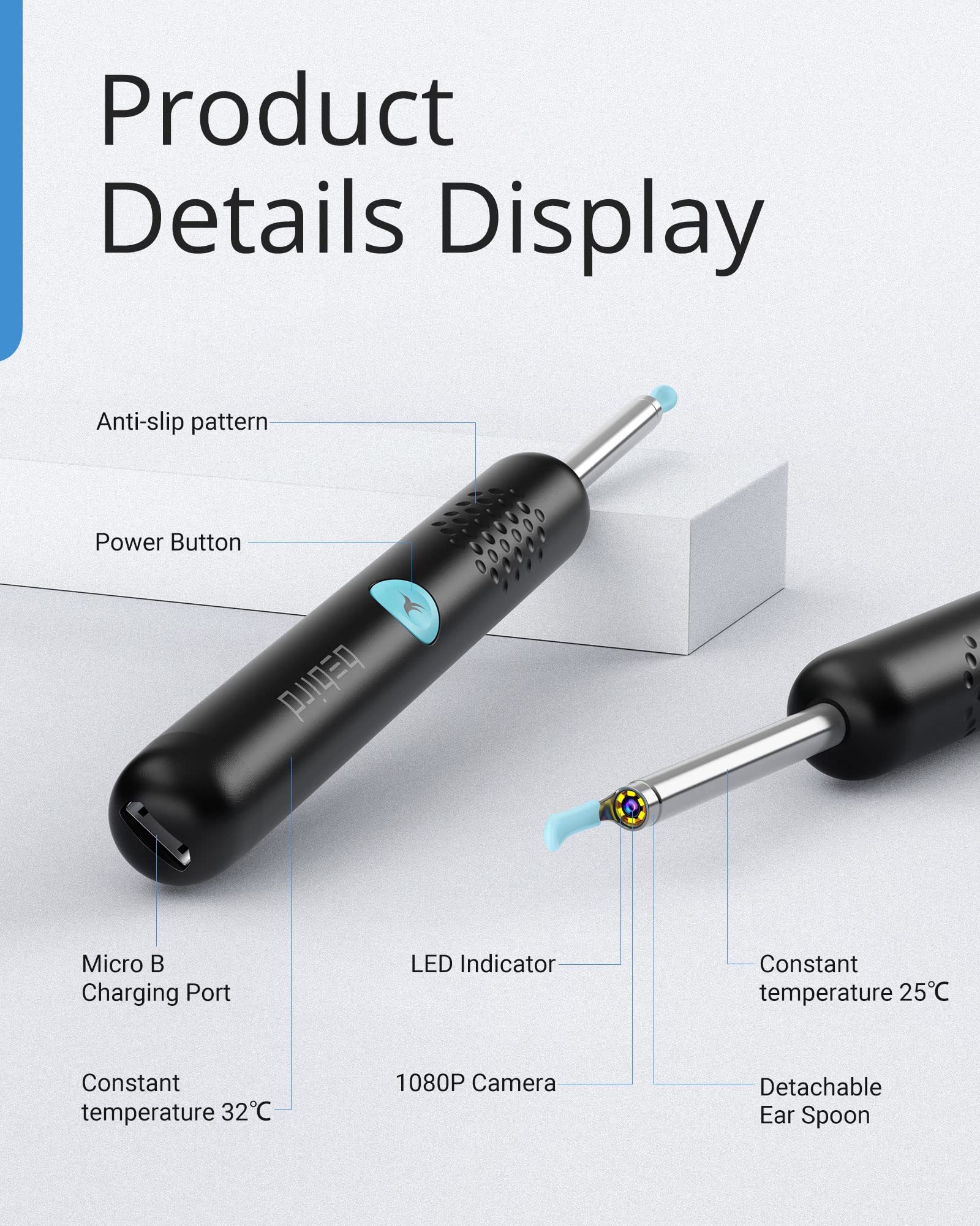 BEBIRD R1 Ear Wax Removal Too...B0B58ZSN9H | Encarguelo.com
