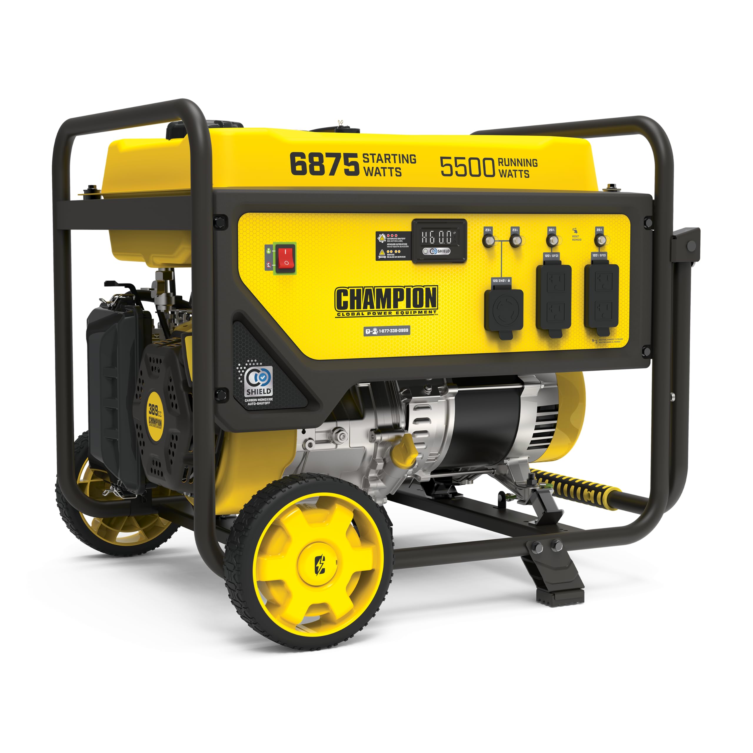 Amazon.com : Champion Power Equipment 6875-Watt Portable Generator with ...