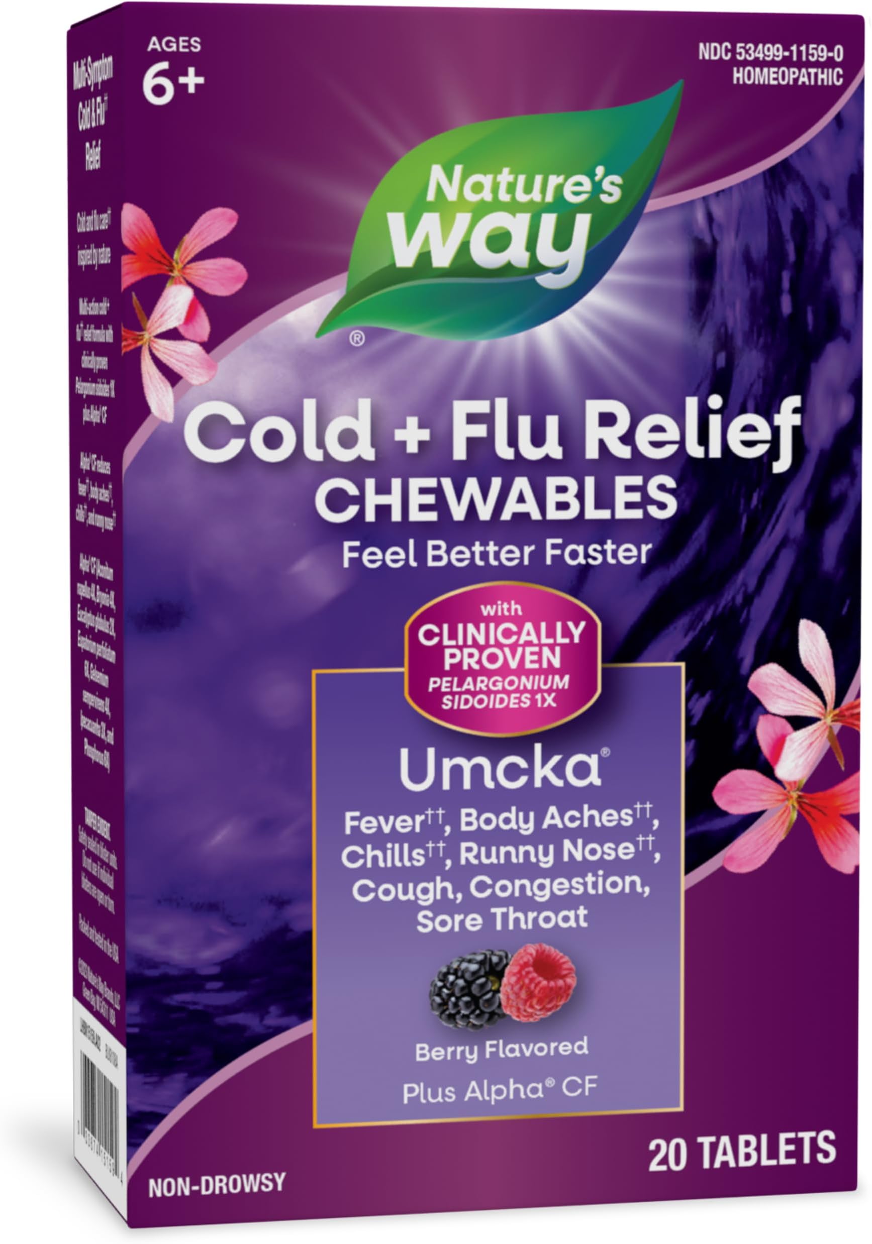 Amazon.com: Nature's Way Cold Relief, Umcka, Shortens Duration and ...