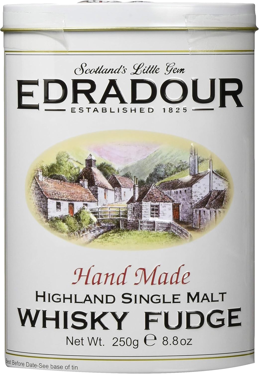 Gardiners of Scotland Ltd Edradour Malt Whisky Fudge Tin 300 g : Amazon ...