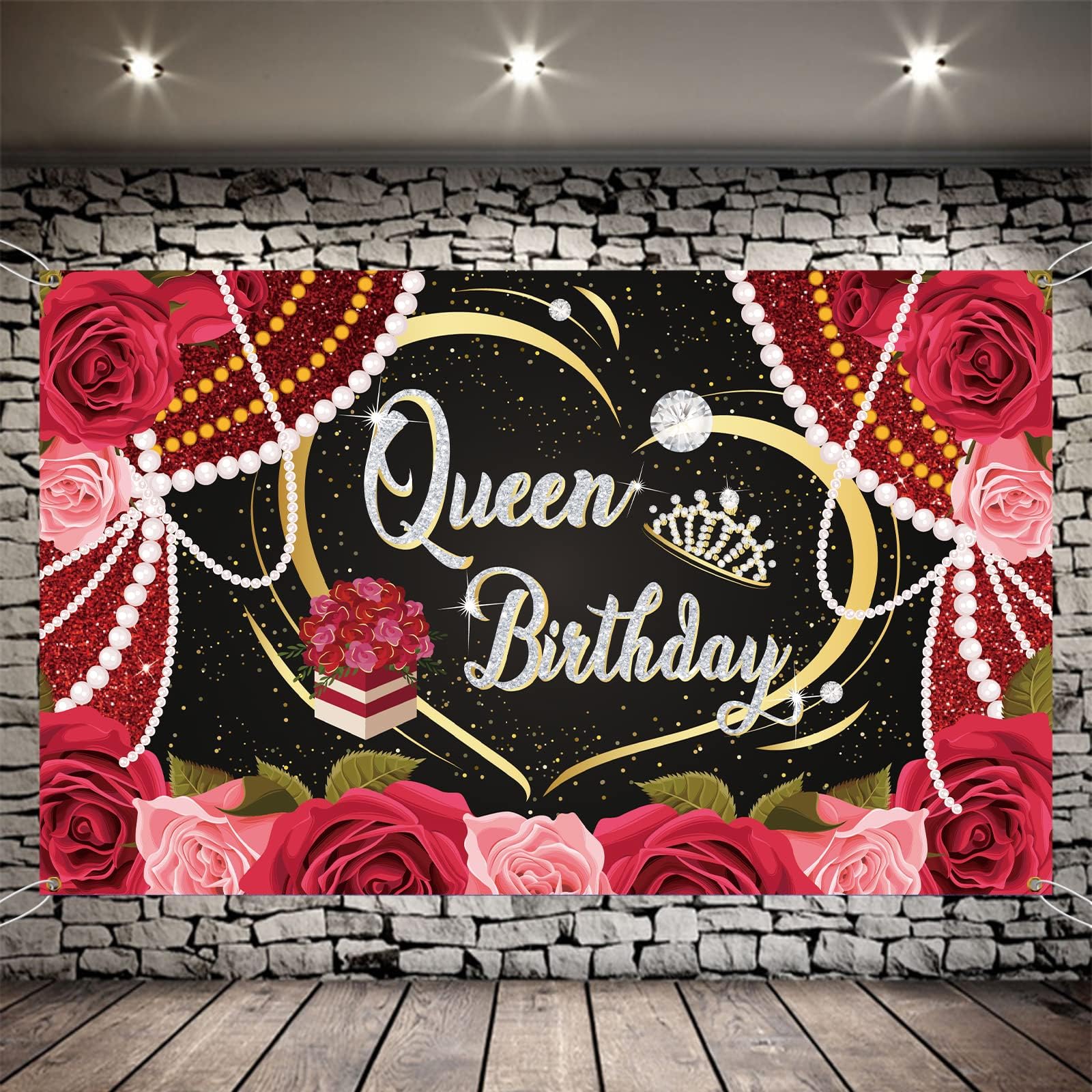 Amazon.com : Sendy 7x5ft Birthday Queen Backdrop for Woman Girl Leopard ...