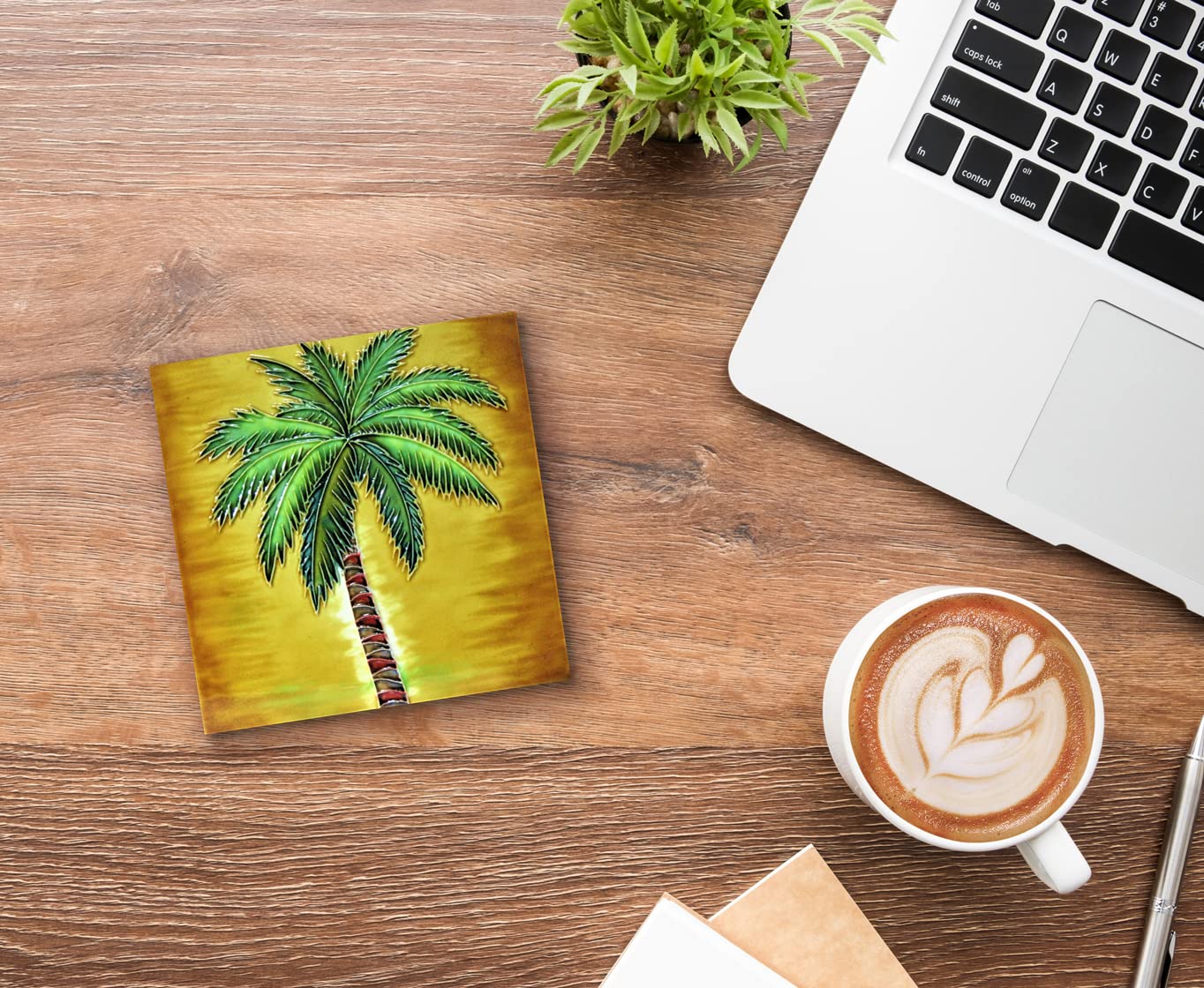 Palm Tree Tile Background
