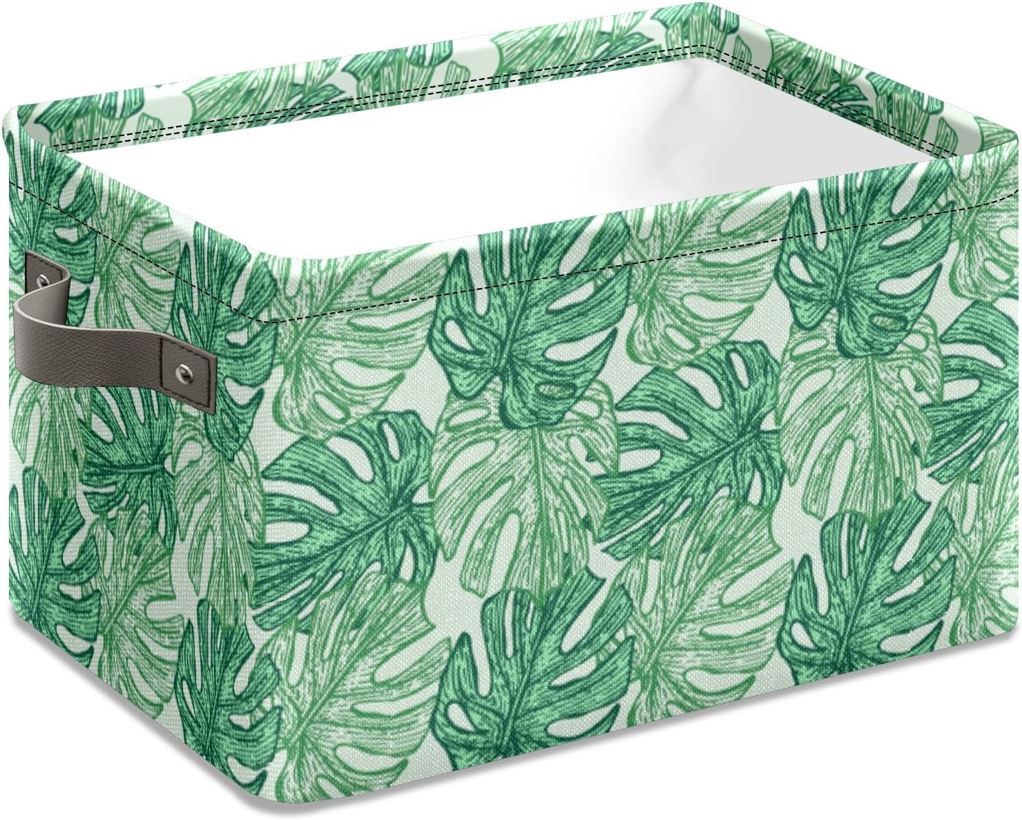 SOLONDA Cubos organizadores de almacenamiento, cesta plegable con asas ...