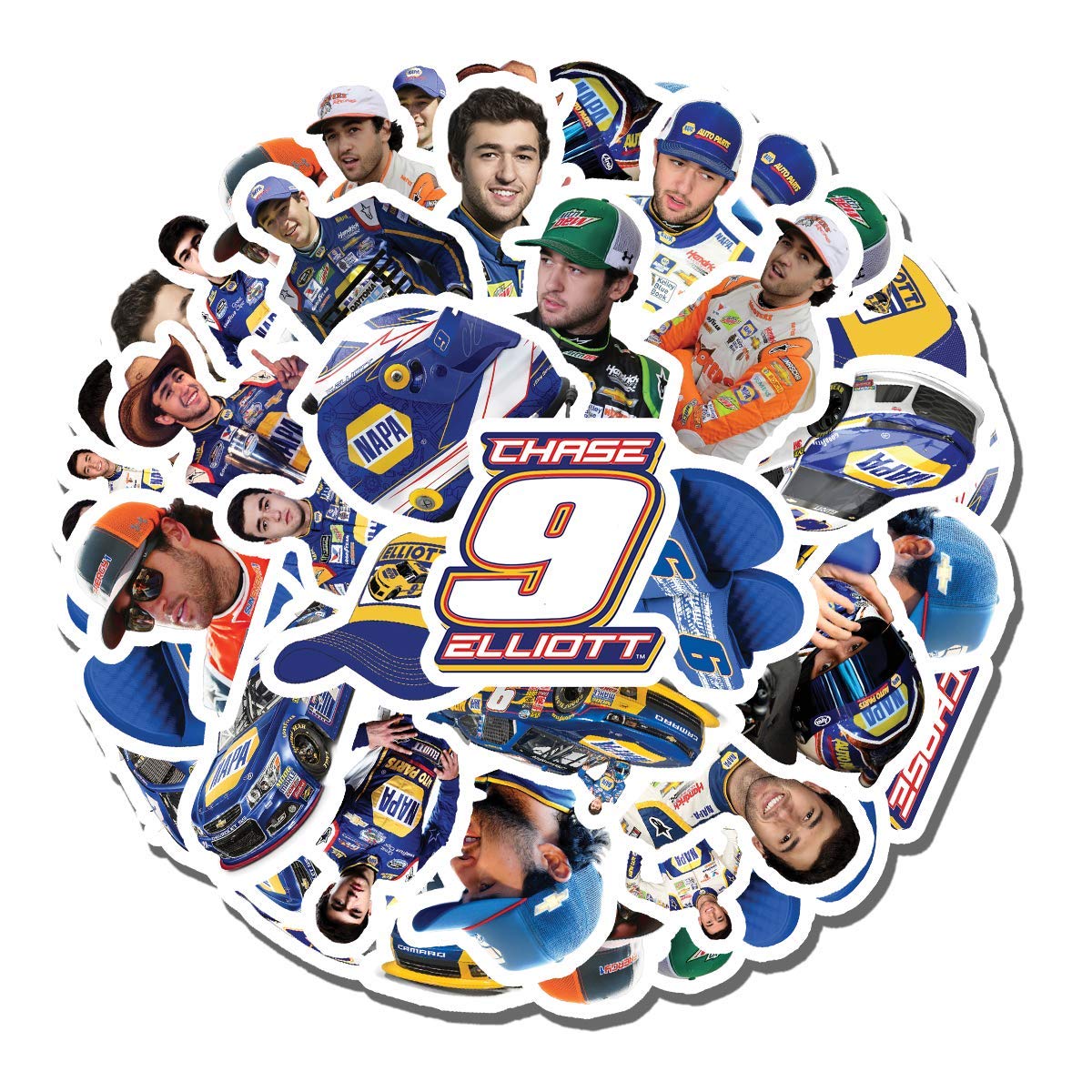 Amazon.com: 20 PCS Stickers Pack Chase Aesthetic Elliott Vinyl Colorful ...