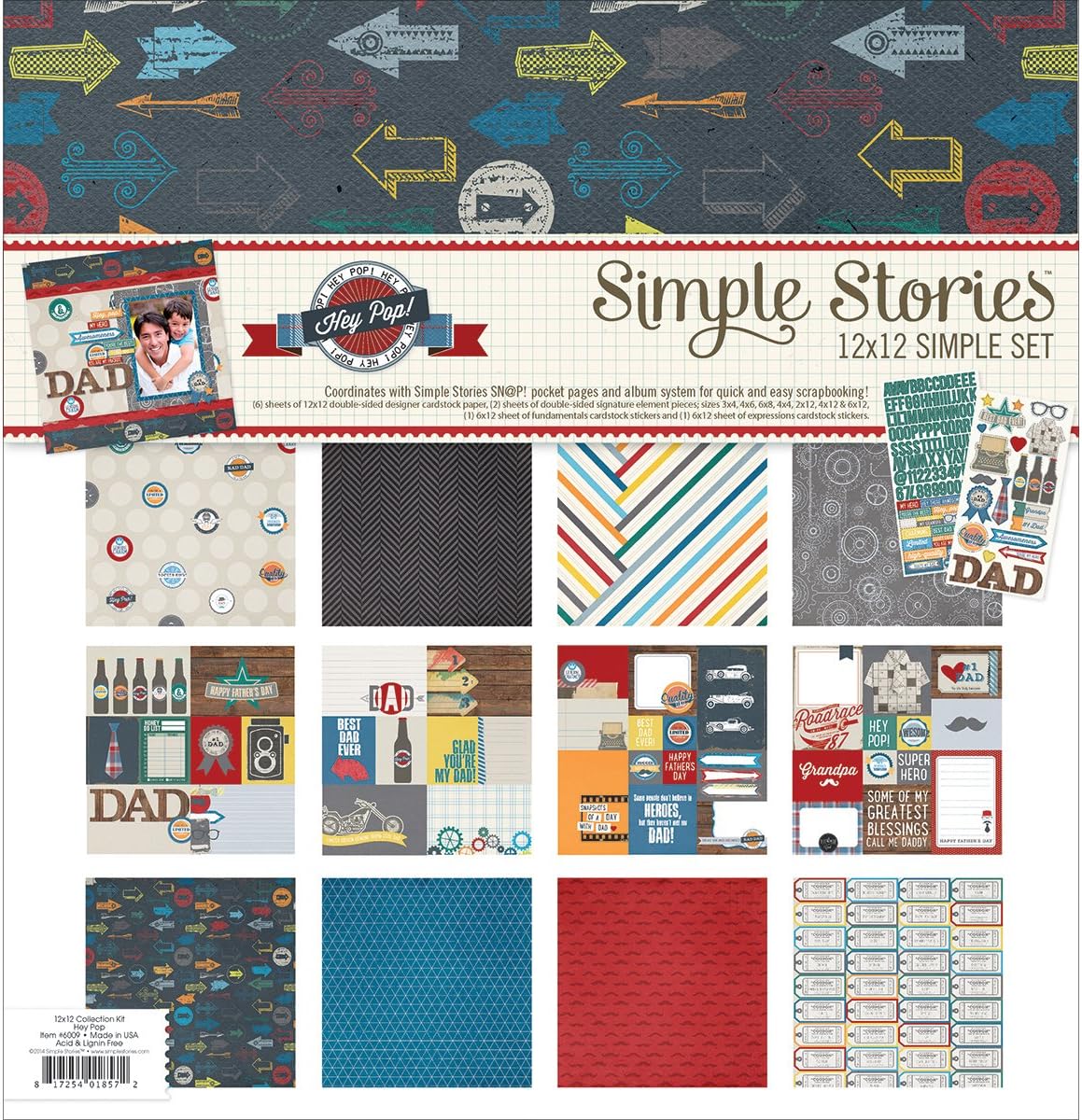 Amazon.com: Simple Stories Sets Collection Kit, 12 by 12-Inch, Dad