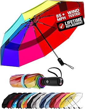 Repel Umbrella Windproof Travel Umbrellas for Rain - Easy Auto Open ...