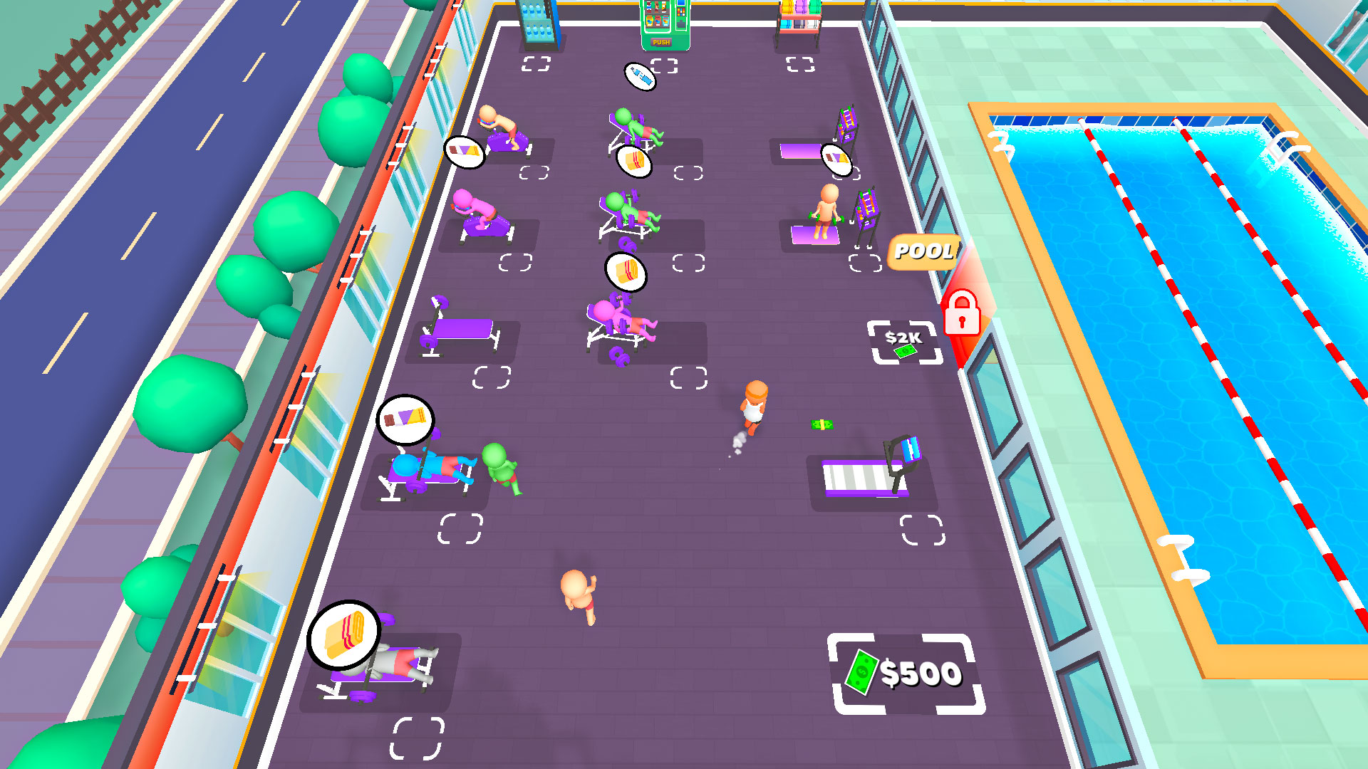 Gym Tycoon Idle Empire Manager: Manage Dream Fitness Club Muscle ...