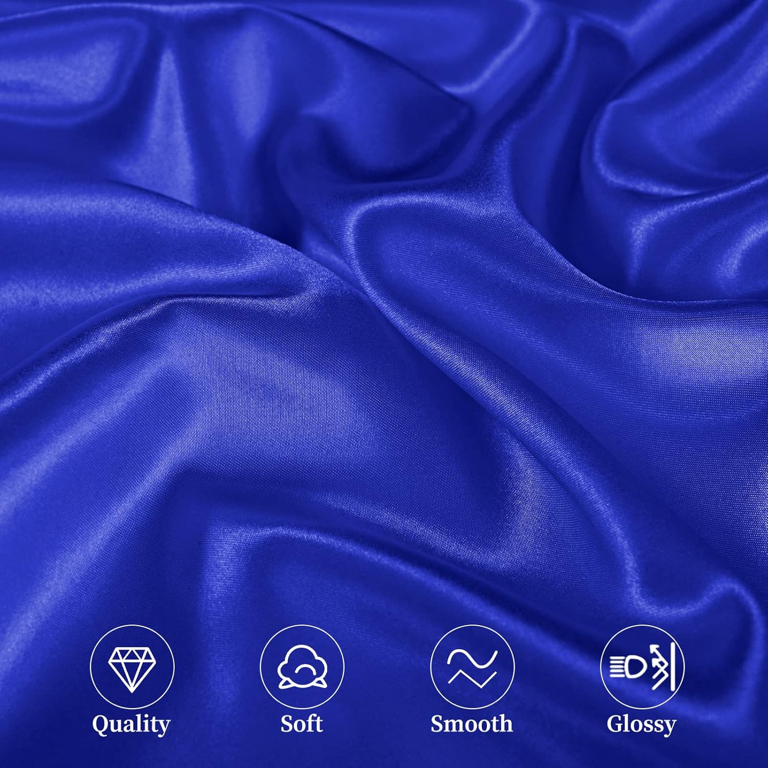 Paquete de 24 caminos de mesa azul rey de 12 x 72 pulgadas, centros de ...