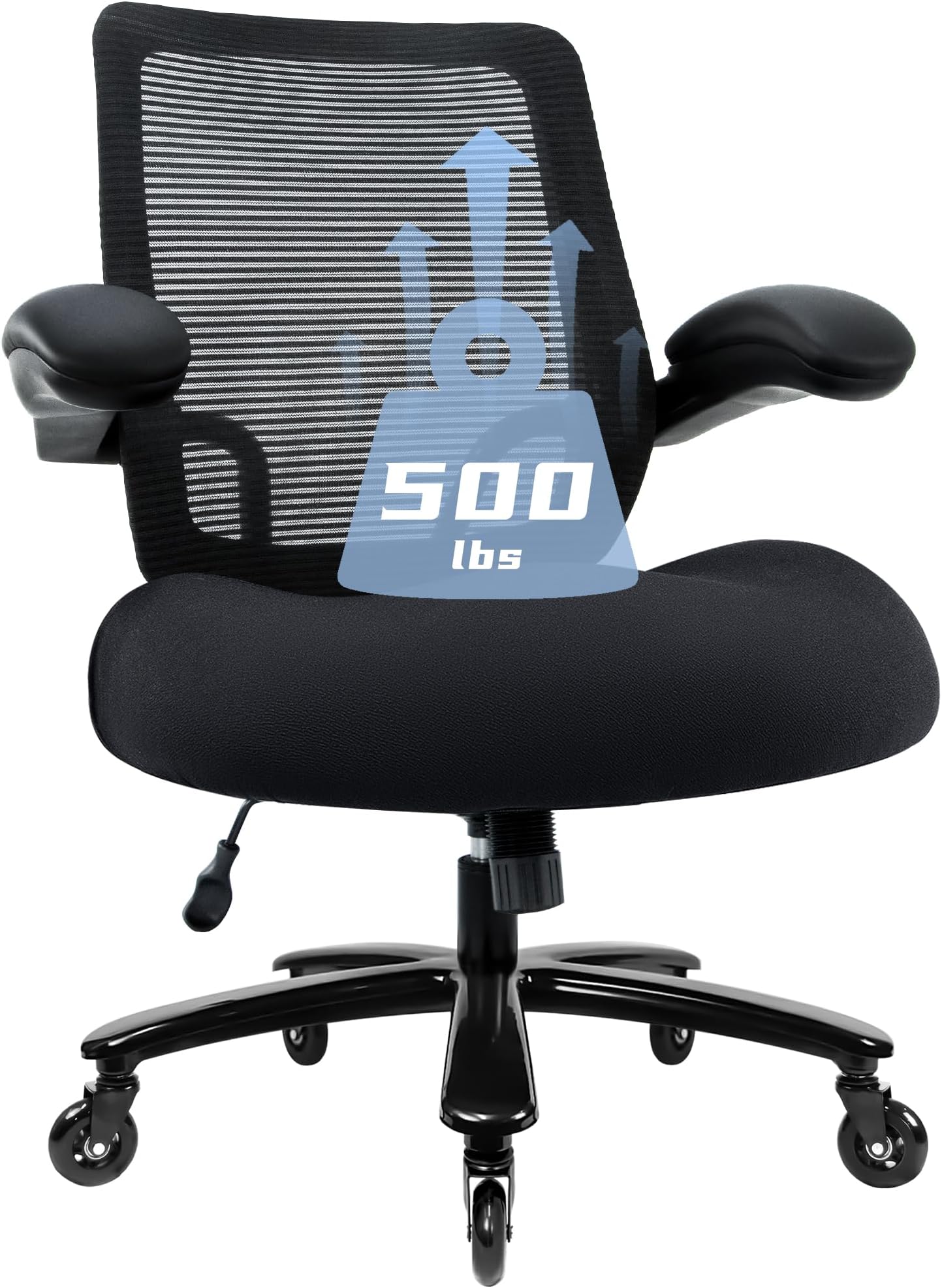 Amazon.com: WUDOYO Big and Tall Office Chair 500lbs with Extra Wide ...