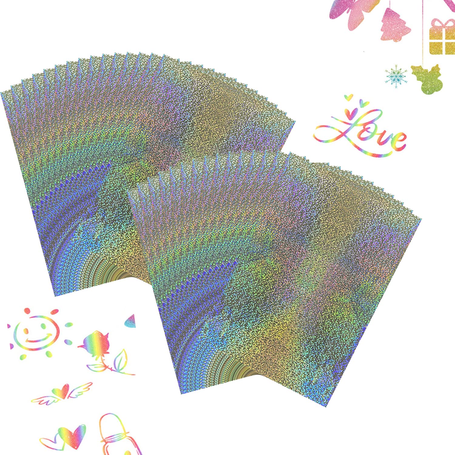 Amazon.com: 100PCS Glimmer Hot Foil, Metallic Variety Beautiful color ...