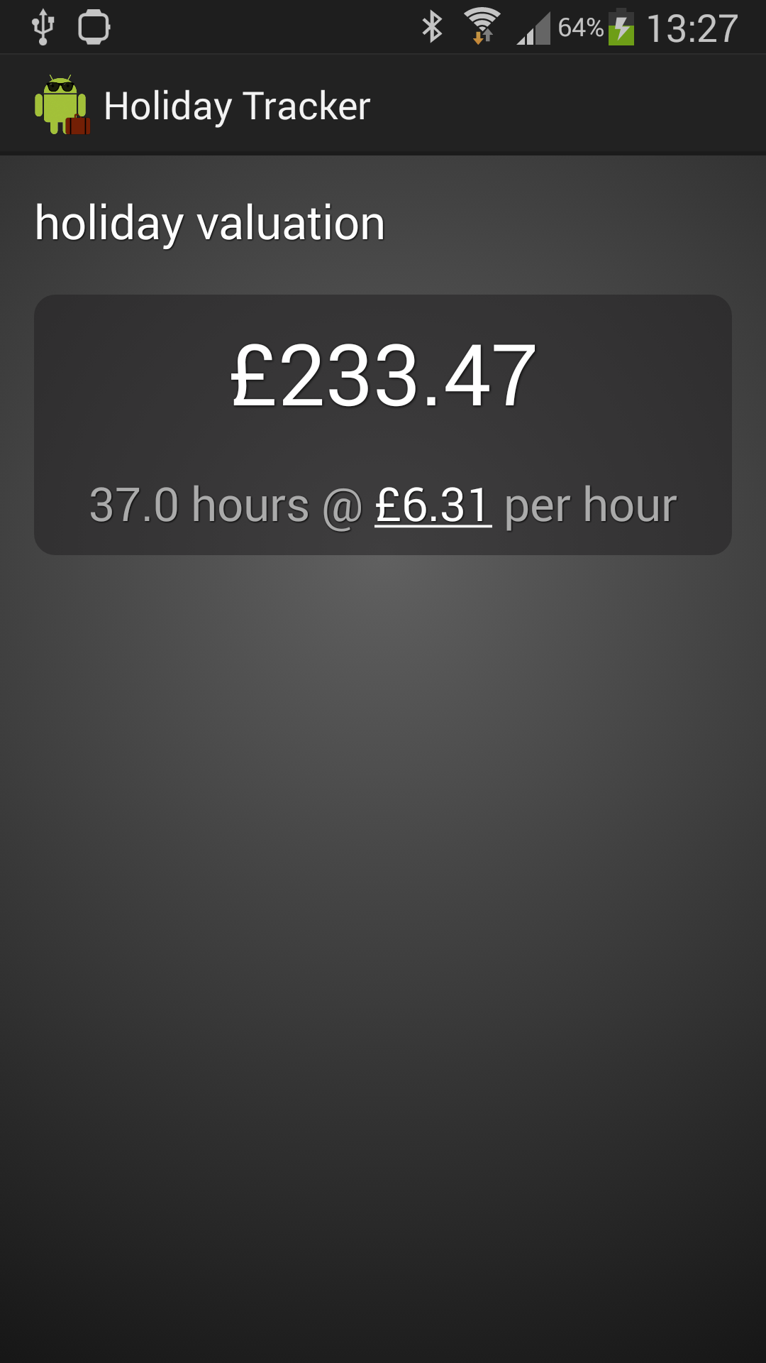 Holiday Tracker - Work Time Off Log - App on Amazon Appstore