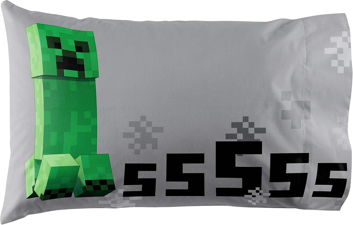 Jay Franco Minecraft Creeper 5-Piece Twin Bedding Bundle- Includes Bed ...
