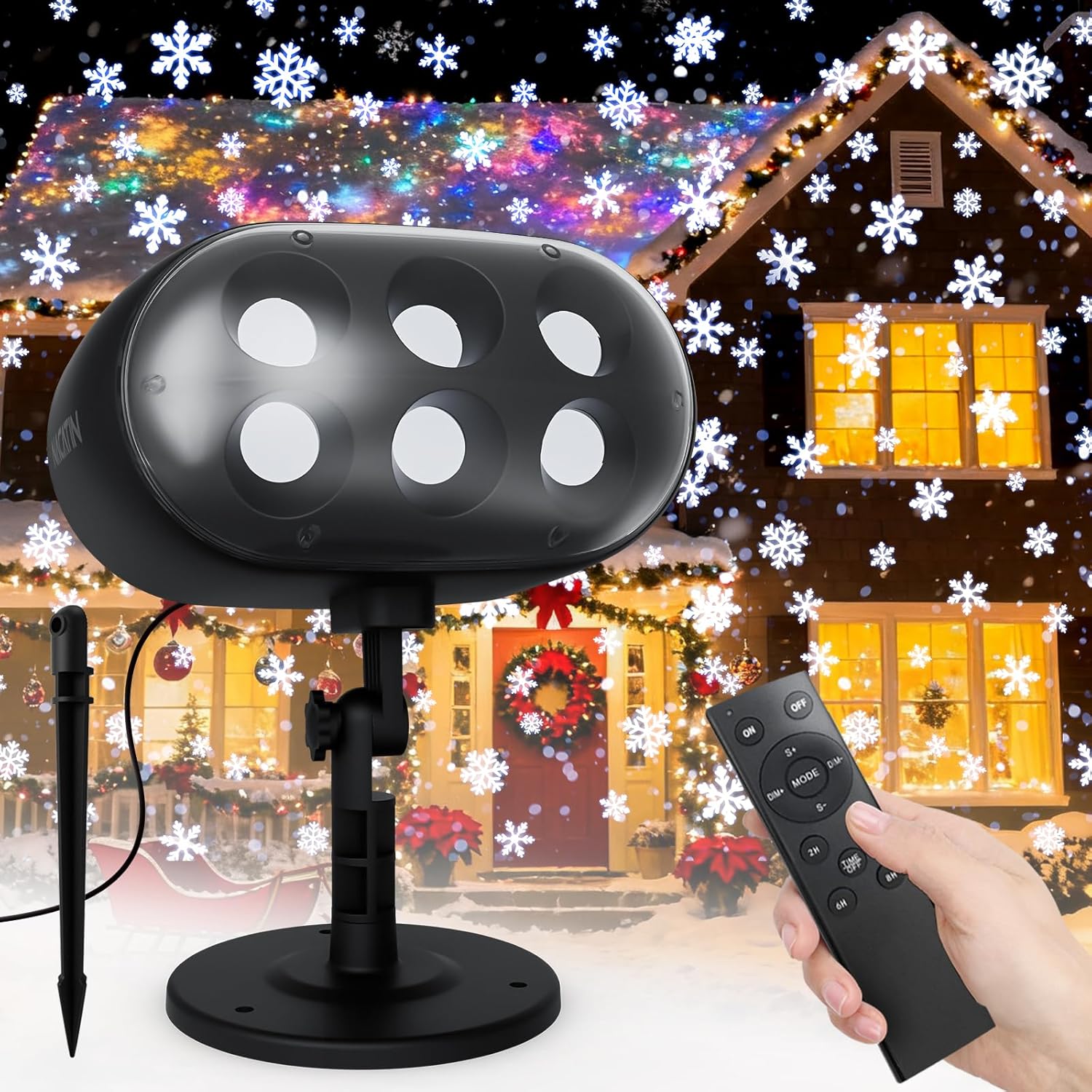 Amazon.com: NACATIN Snowfall LED Projector Lights - 2025 Upgrade ...