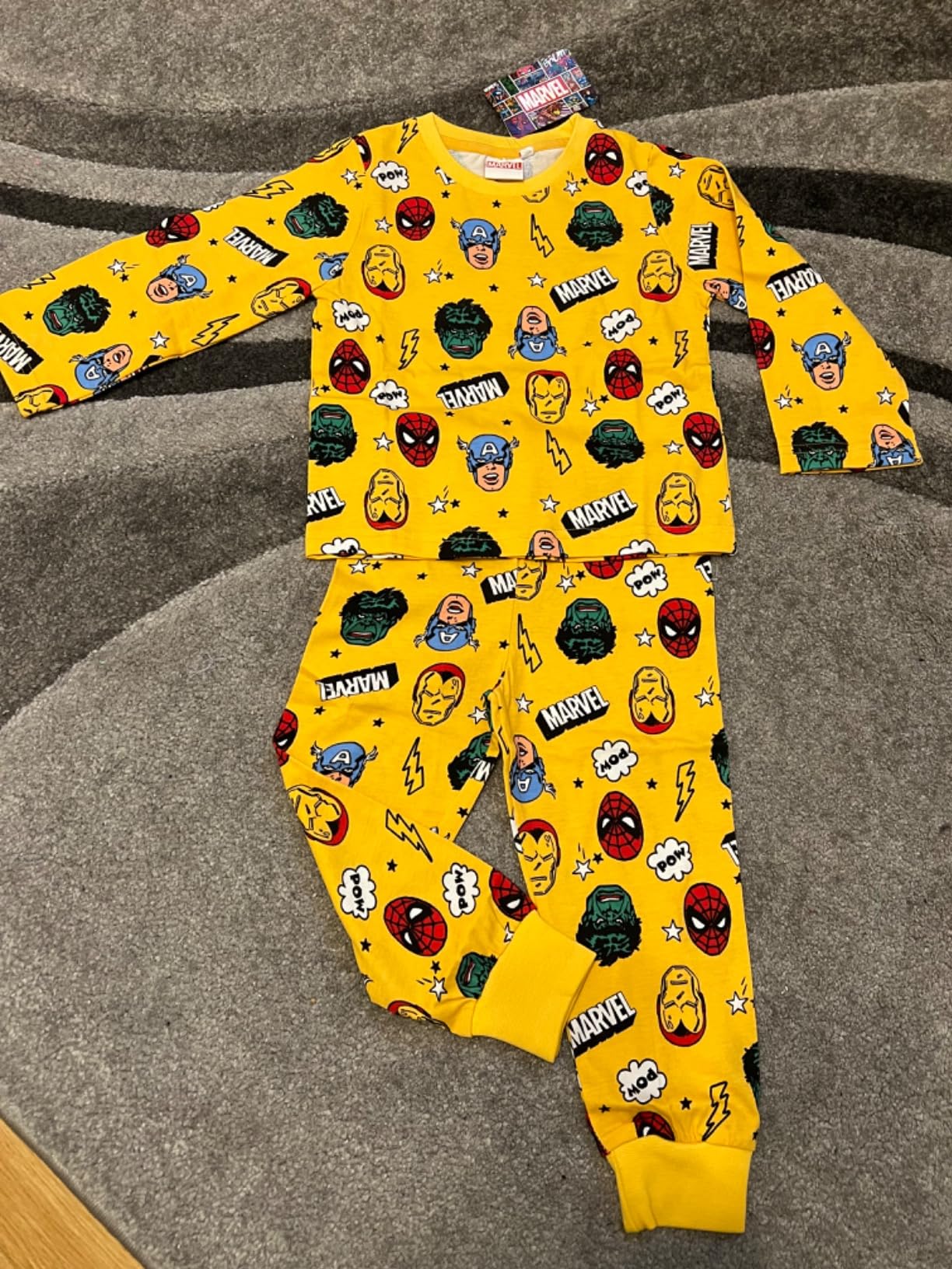 Marvel Spiderman, Hulk, Iron Man & Captain America Genuine Long Sleeved ...