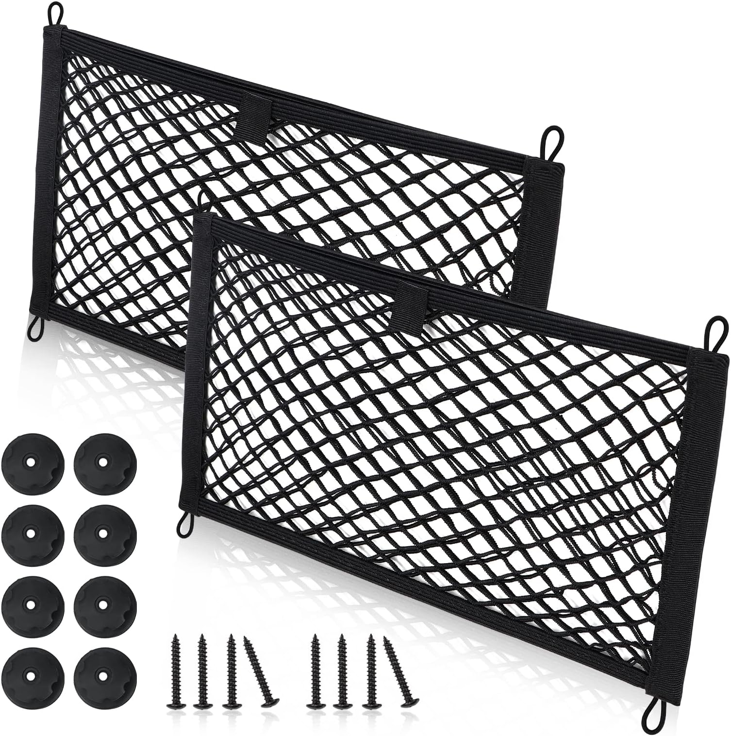 Amazon.com: [4 Pack] Cargo Storage Net, 13.8x9.8'' DEDC Cargo Net ...